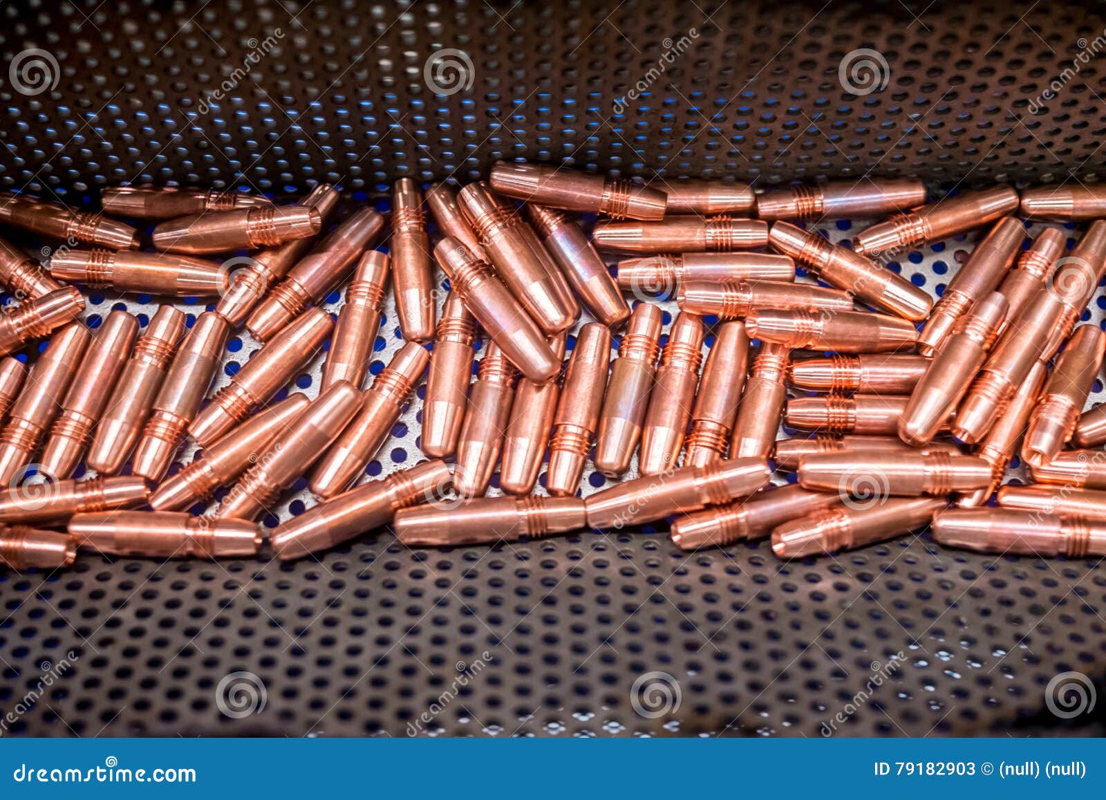 Copper,cap tips stock image. Image of modern, action - 79182903