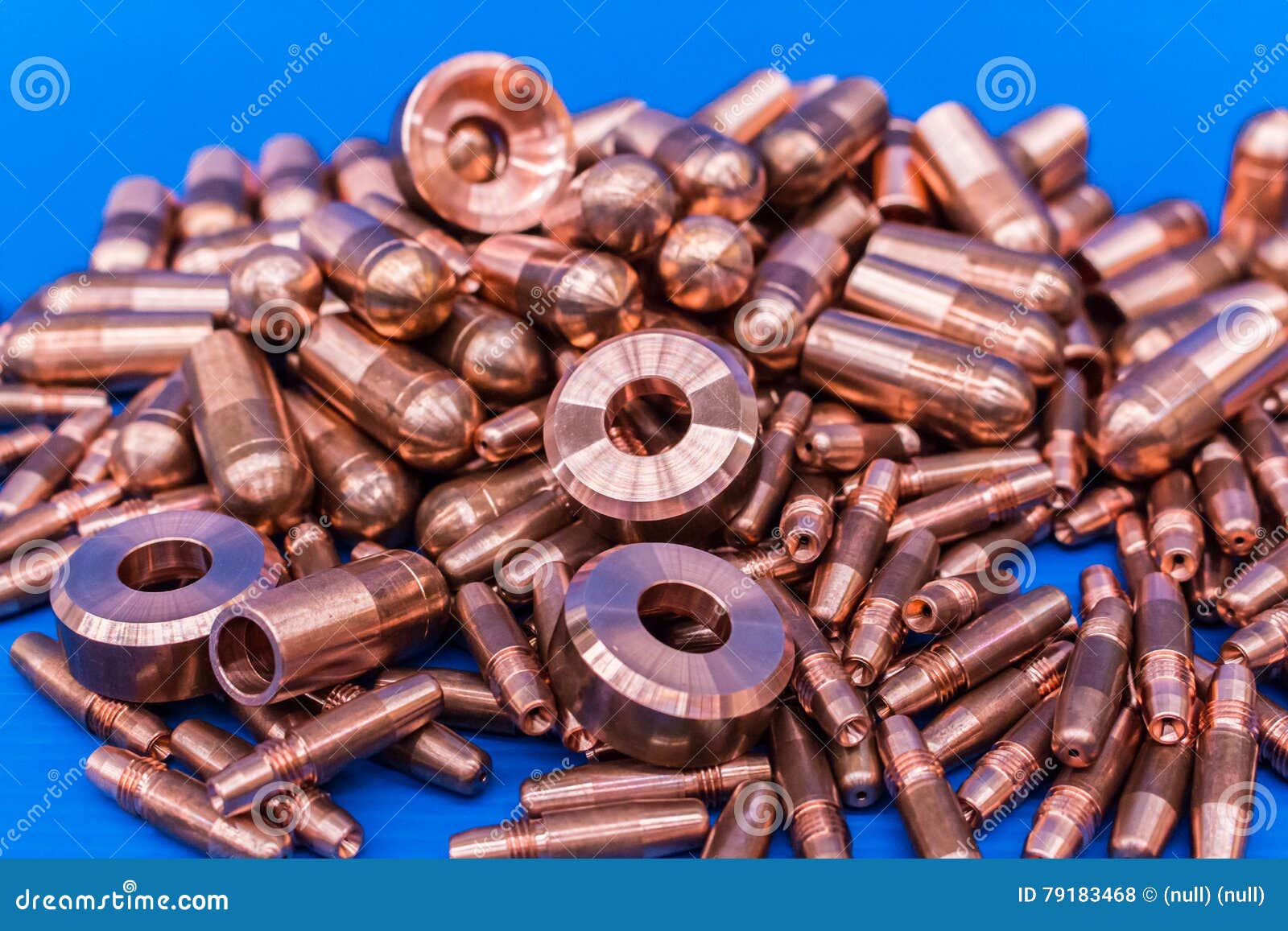 Copper,cap tips stock photo. Image of machines, copper - 79183468