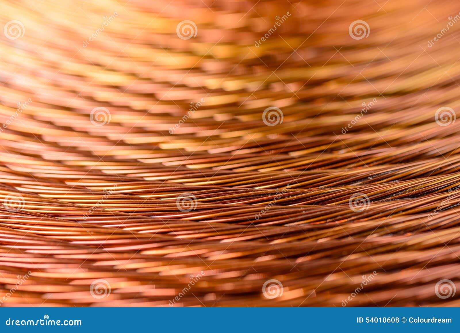 Copper coil stock photo. Image of electric, industry - 54010608
