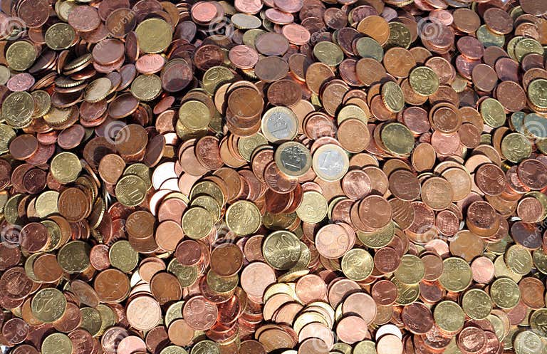 Copper coins stock image. Image of money, exchange, budgeting - 307177