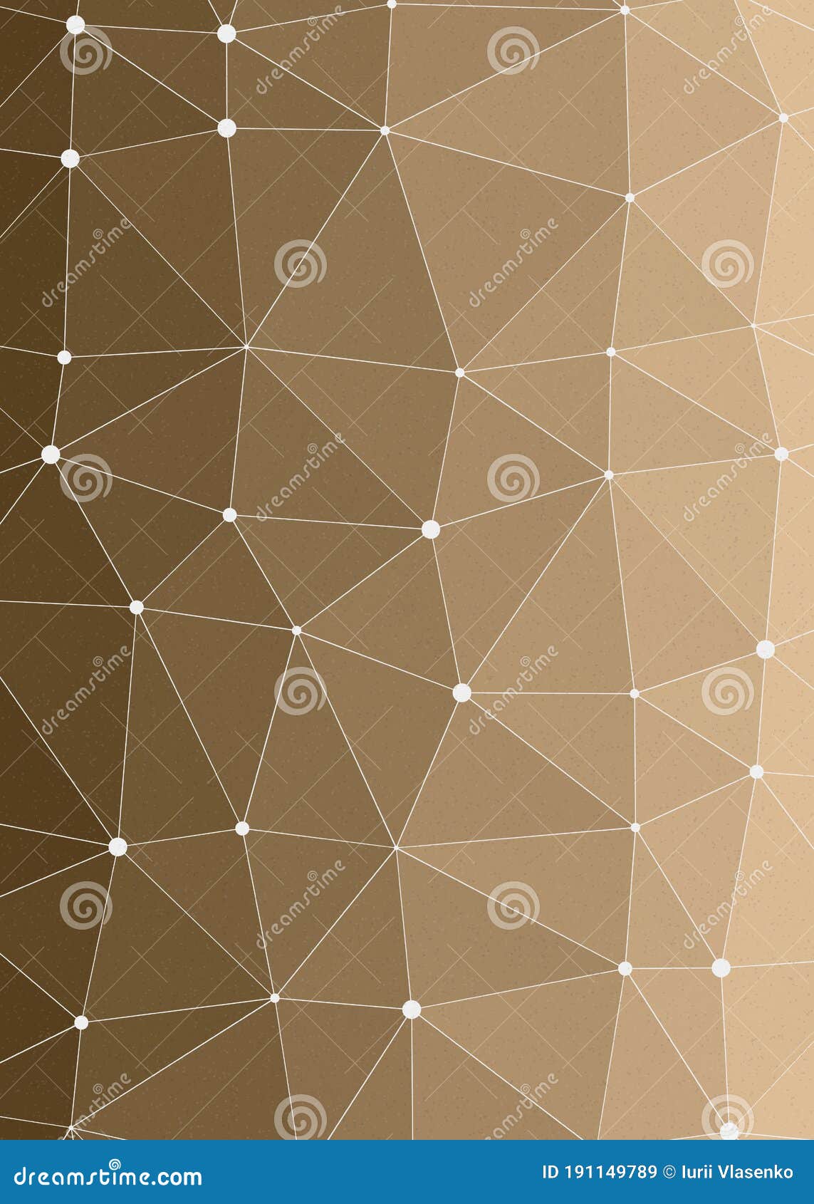 Copper Color Abstract Color Low-Polygones Generative Art Background ...