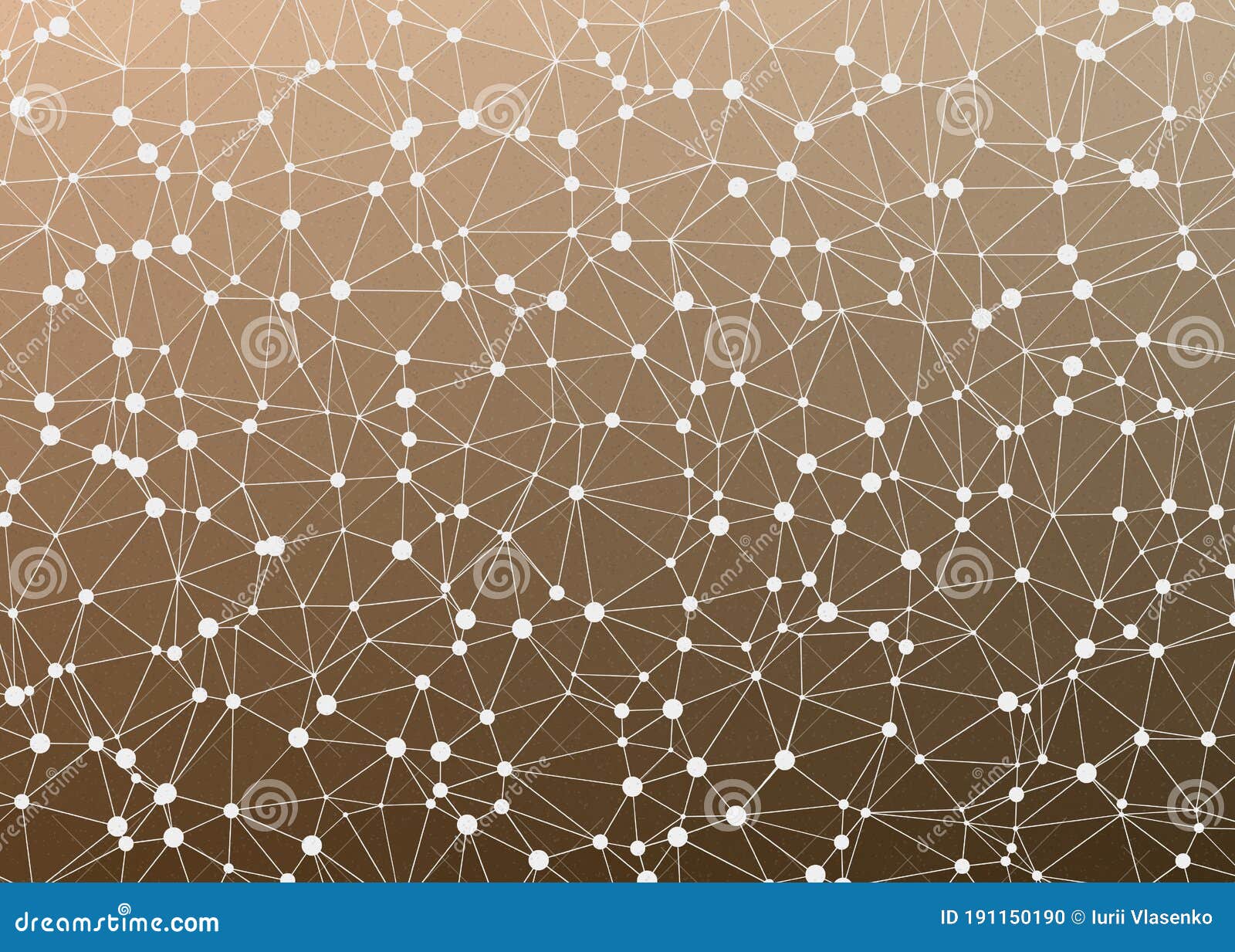 Copper Color Abstract Color Low-Polygones Generative Art Background ...