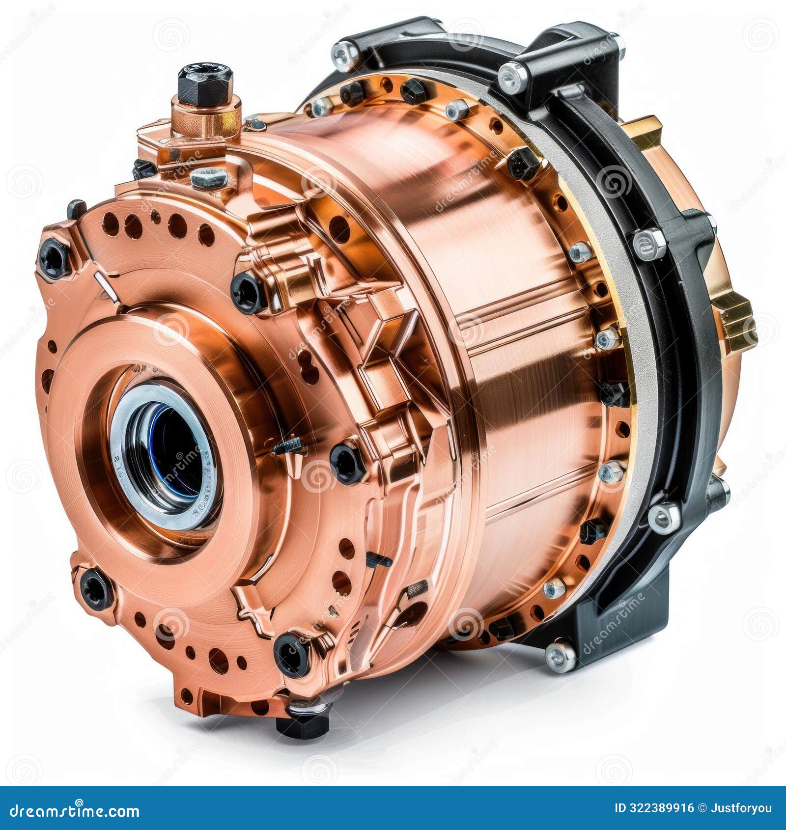 Copper-Colored Automotive Engine Component. Generative Ai Stock ...