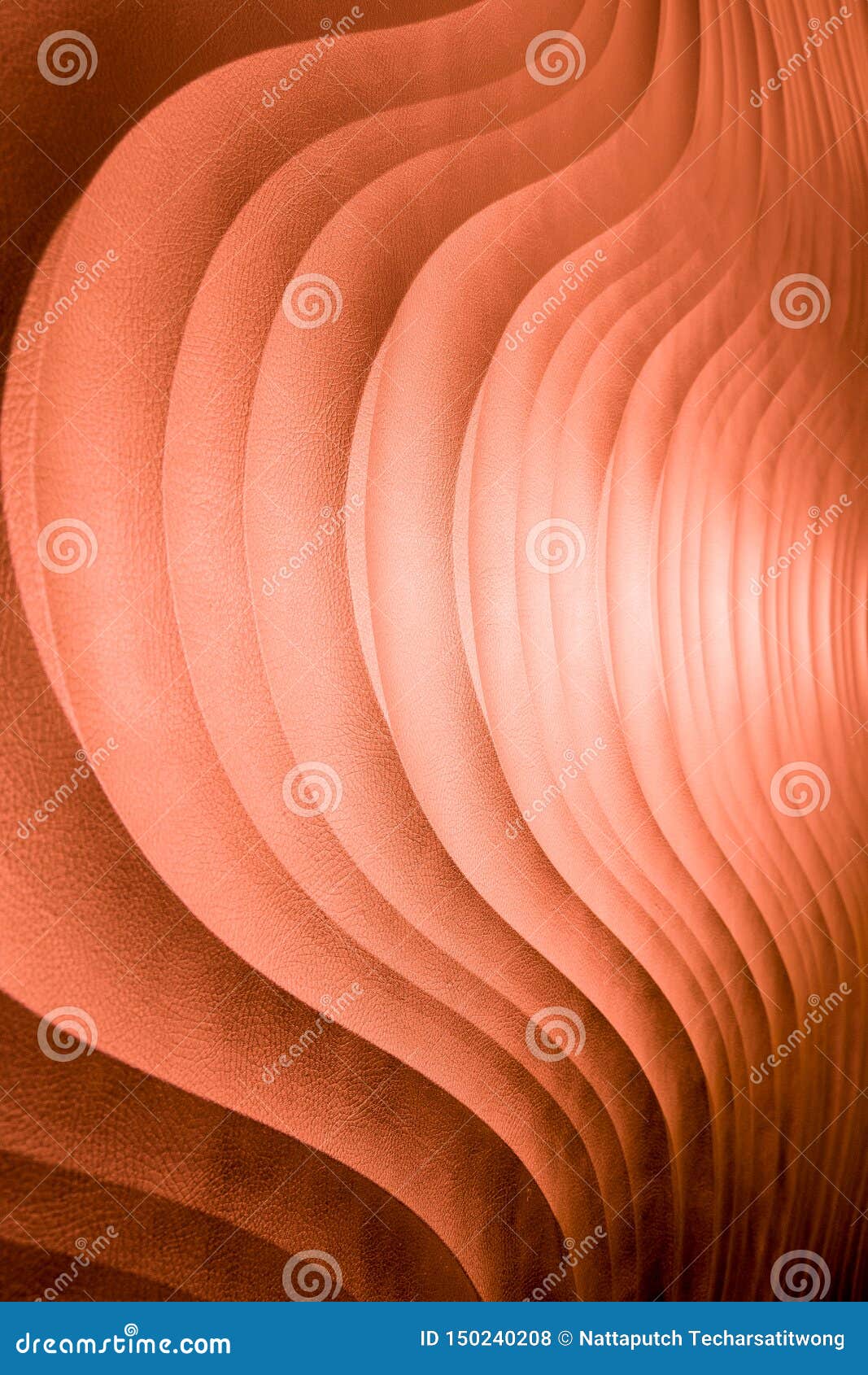 Copper Colored Leather Texture or Background Stock Photo - Image of ...