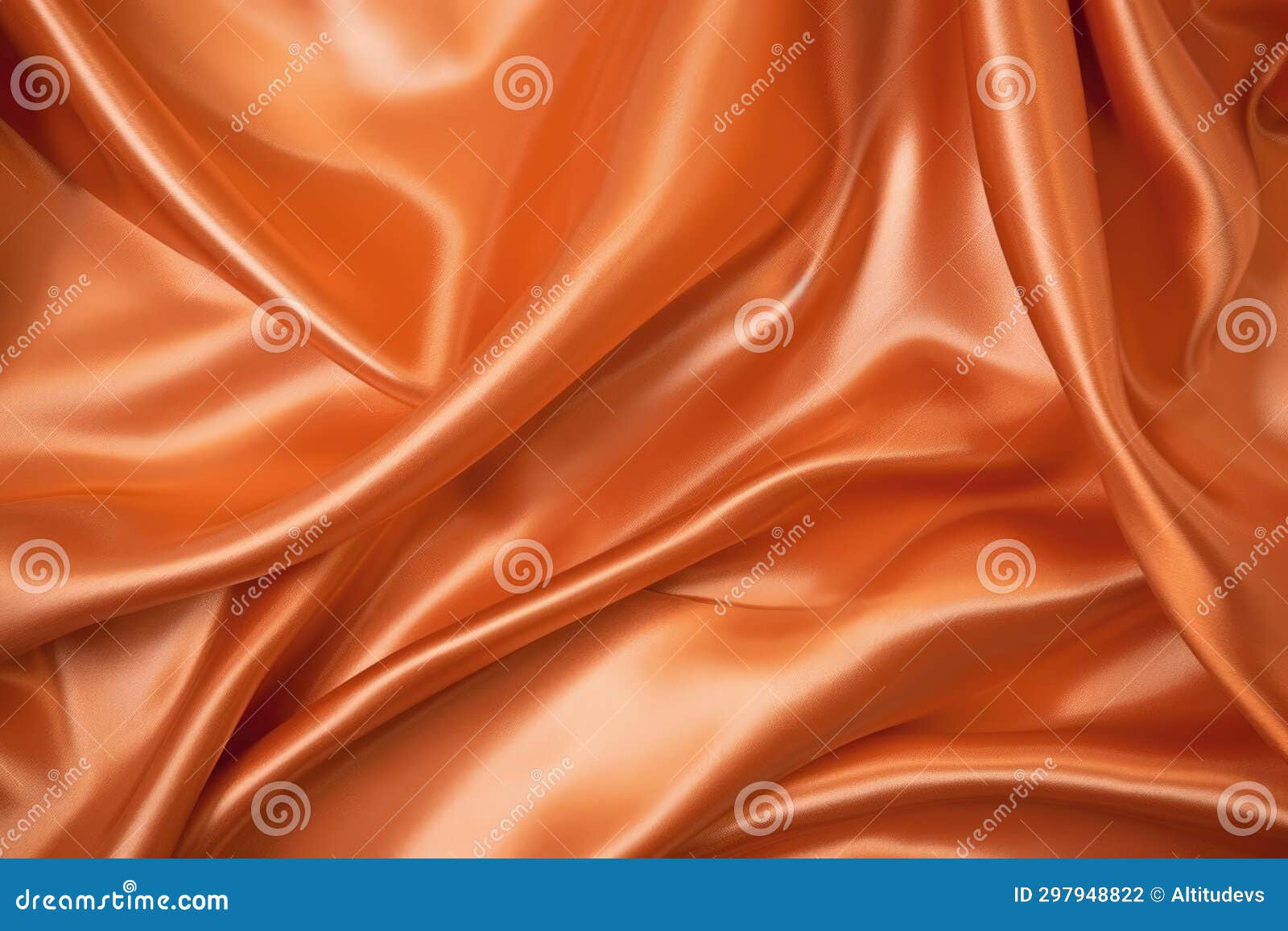 Copper-colored Satin Under Soft, Diffused Lighting Stock Photo - Image ...