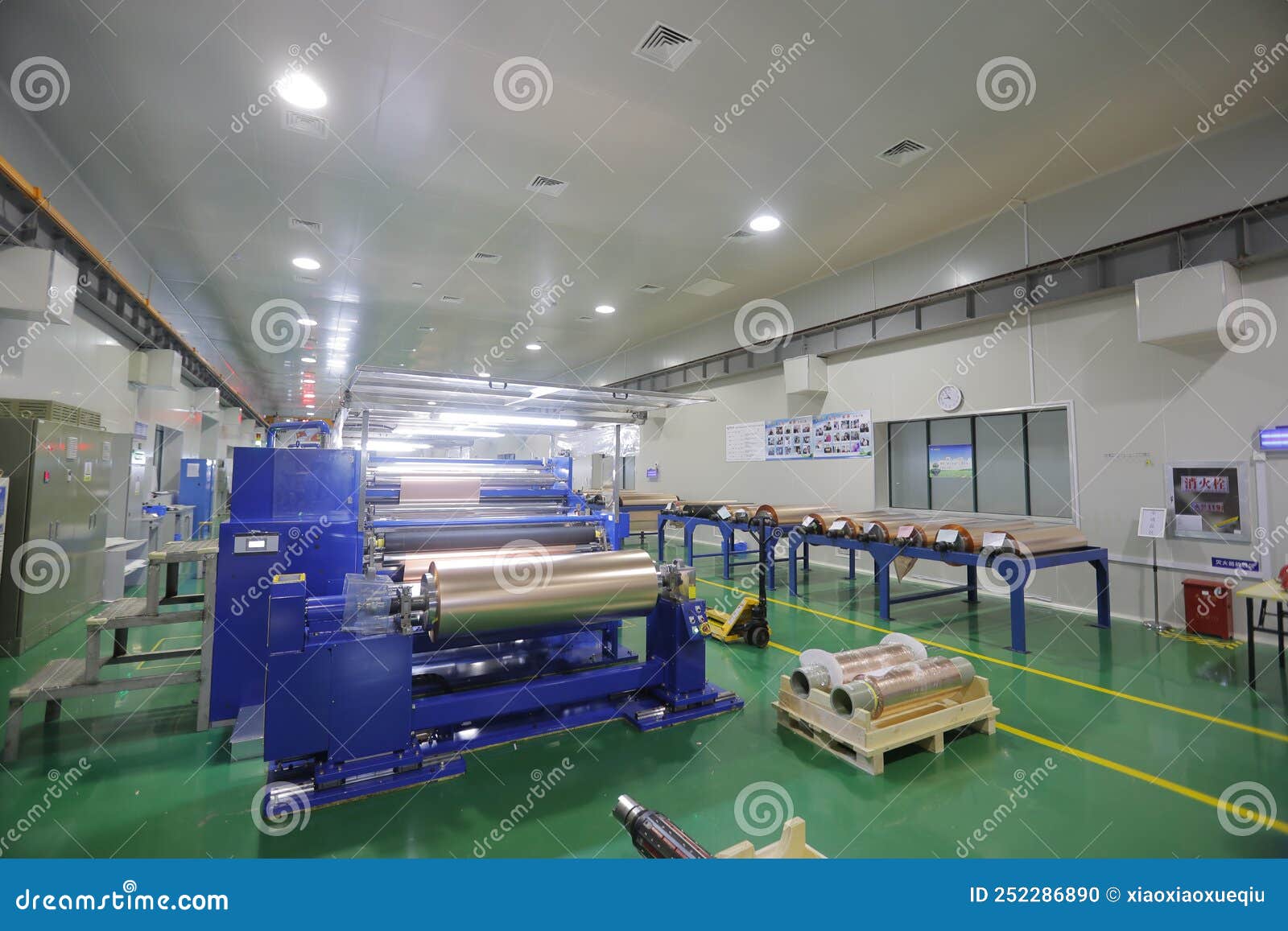 Copper Cutting Machine for Copper Treatment Process Stock Photo - Image ...