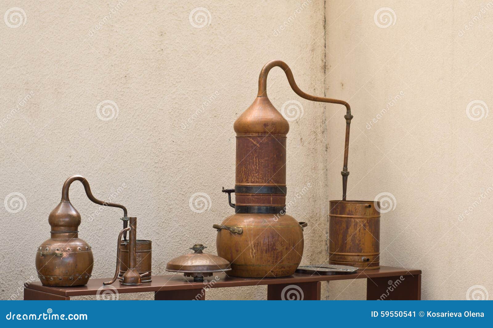 Copper Distillery stock image. Image of perfume, distyllery - 59550541