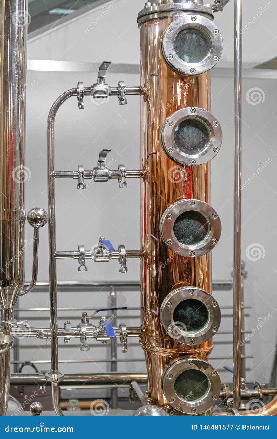 Distillation Still Column stock image. Image of beverage - 146481577