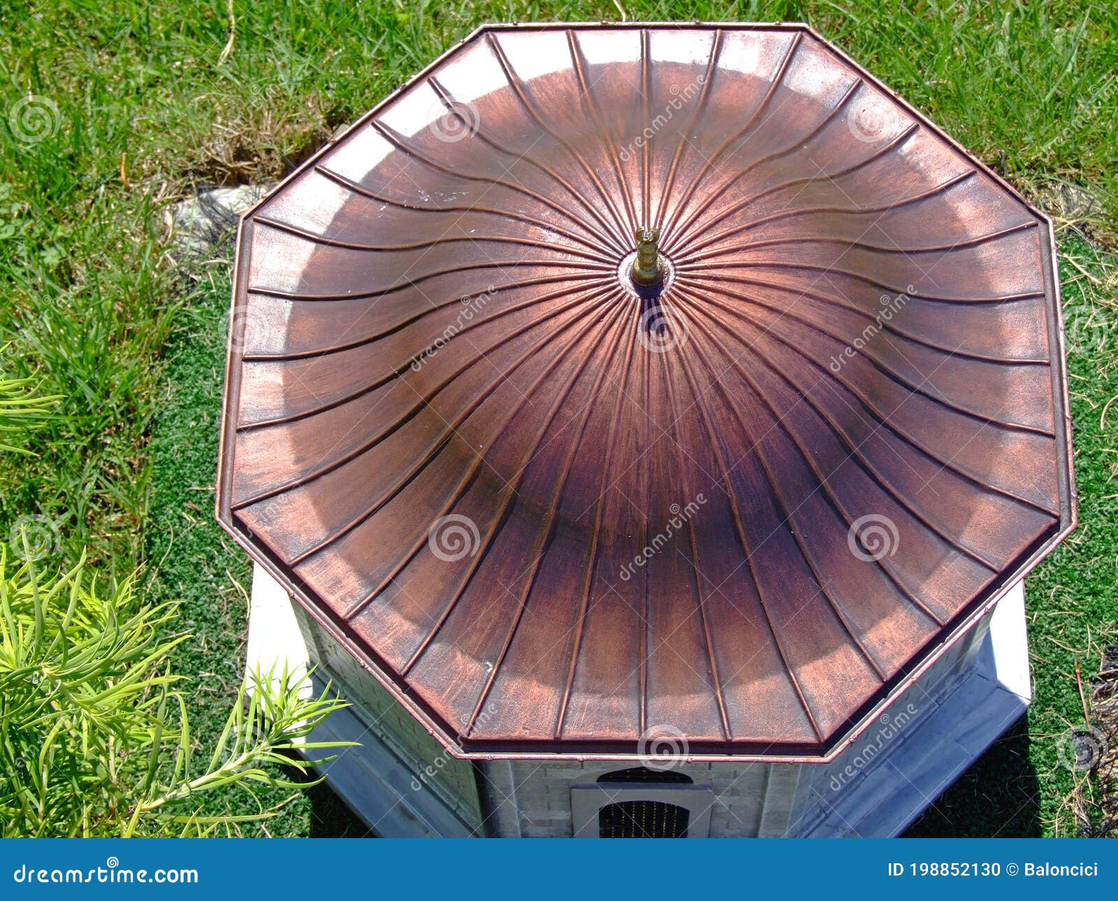 Copper Dome, Clocks And Statue Atop Lancaster County, PA Courthouse ...