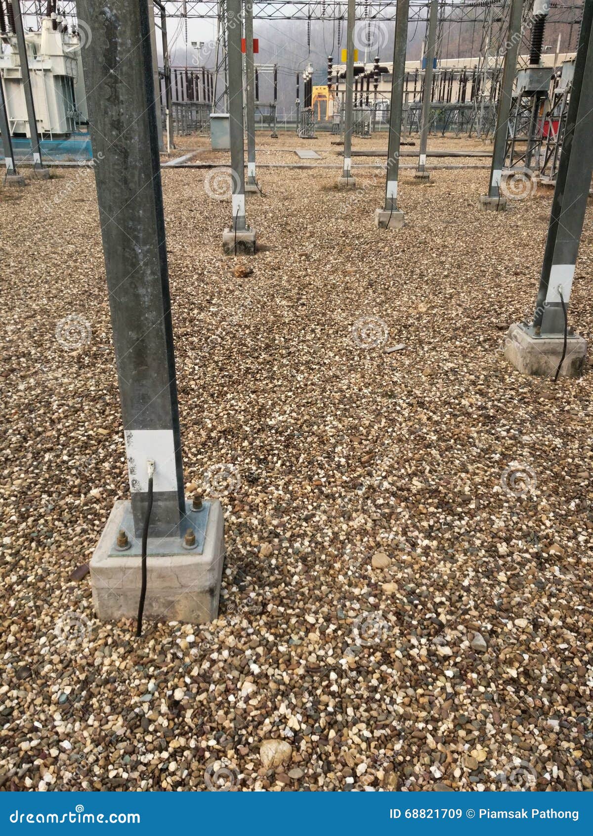 Substation Earthing System Stock Photo | CartoonDealer.com #132779238