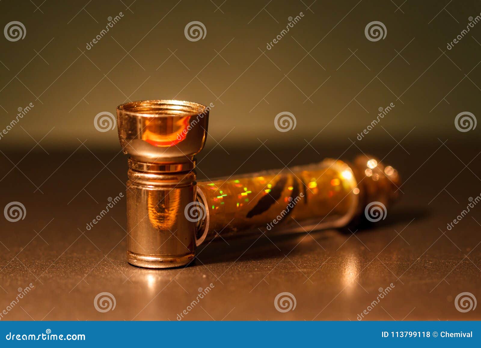 Copper Effect Pot Pipe stock photo. Image of accoutrement - 113799118