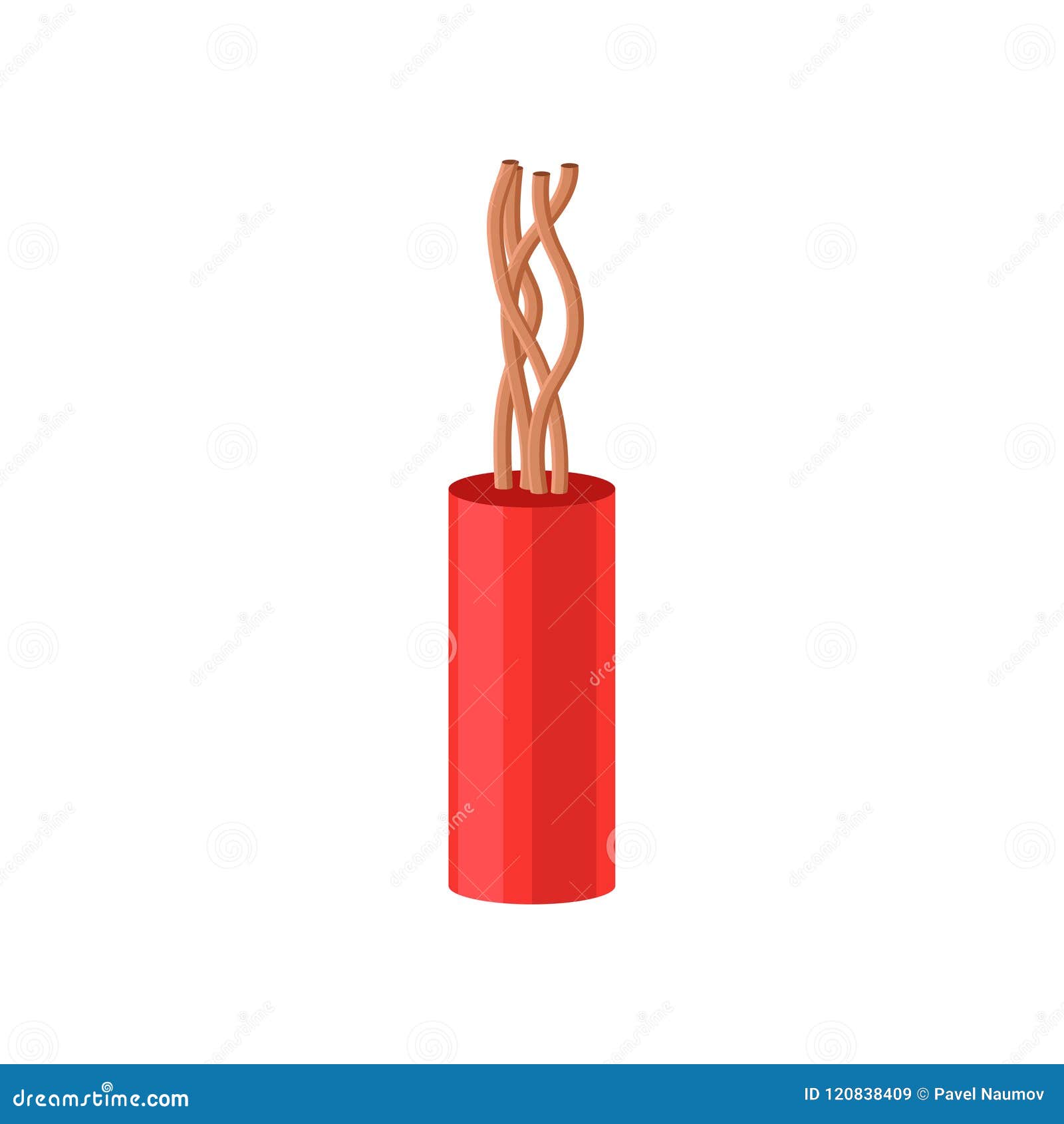 Insulation Of Electrical Wiring. Vector Ceramic Component High Voltage ...