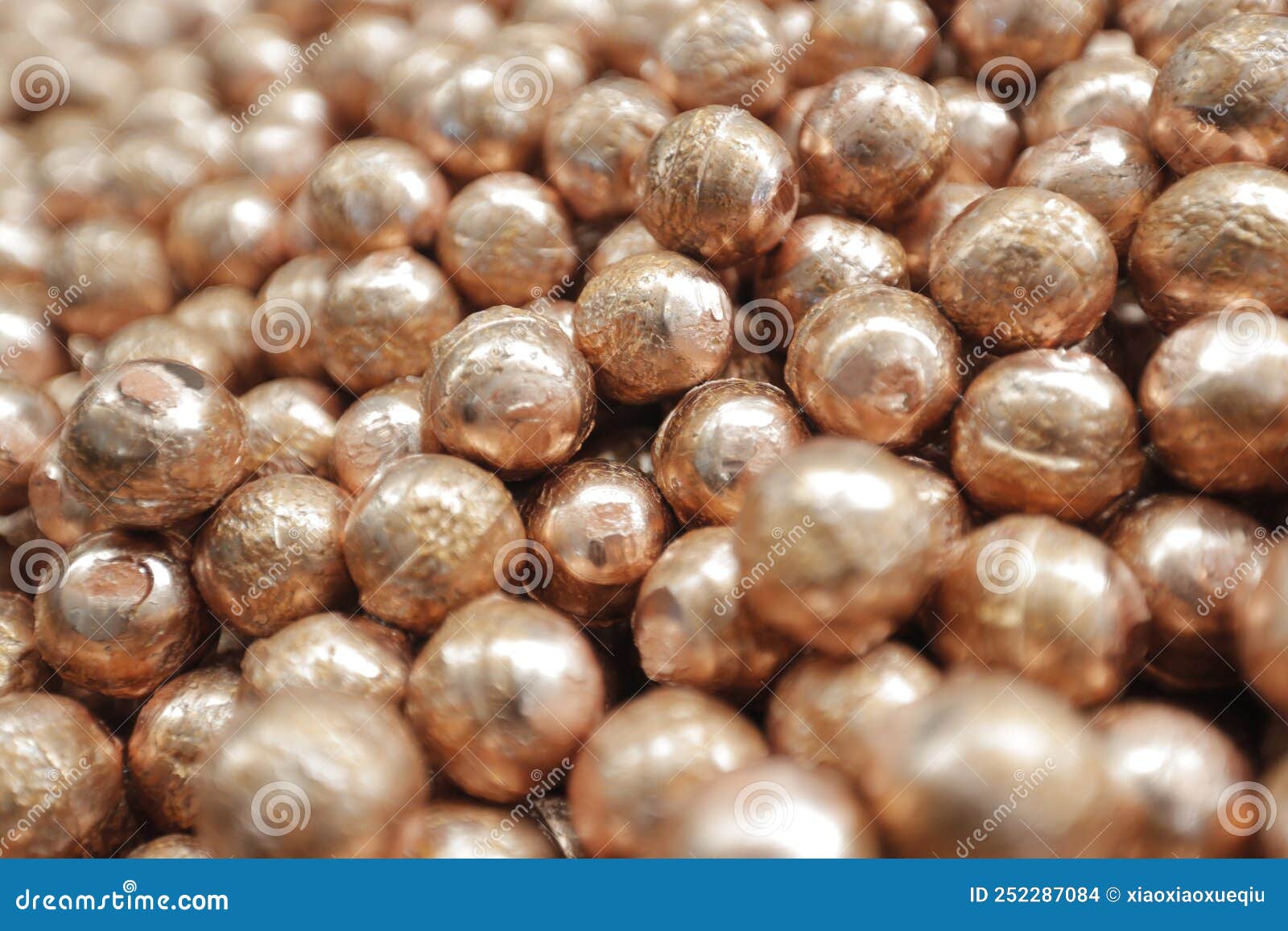 Copper Ball, Copper Column, Copper Bead Processing and Production Stock ...