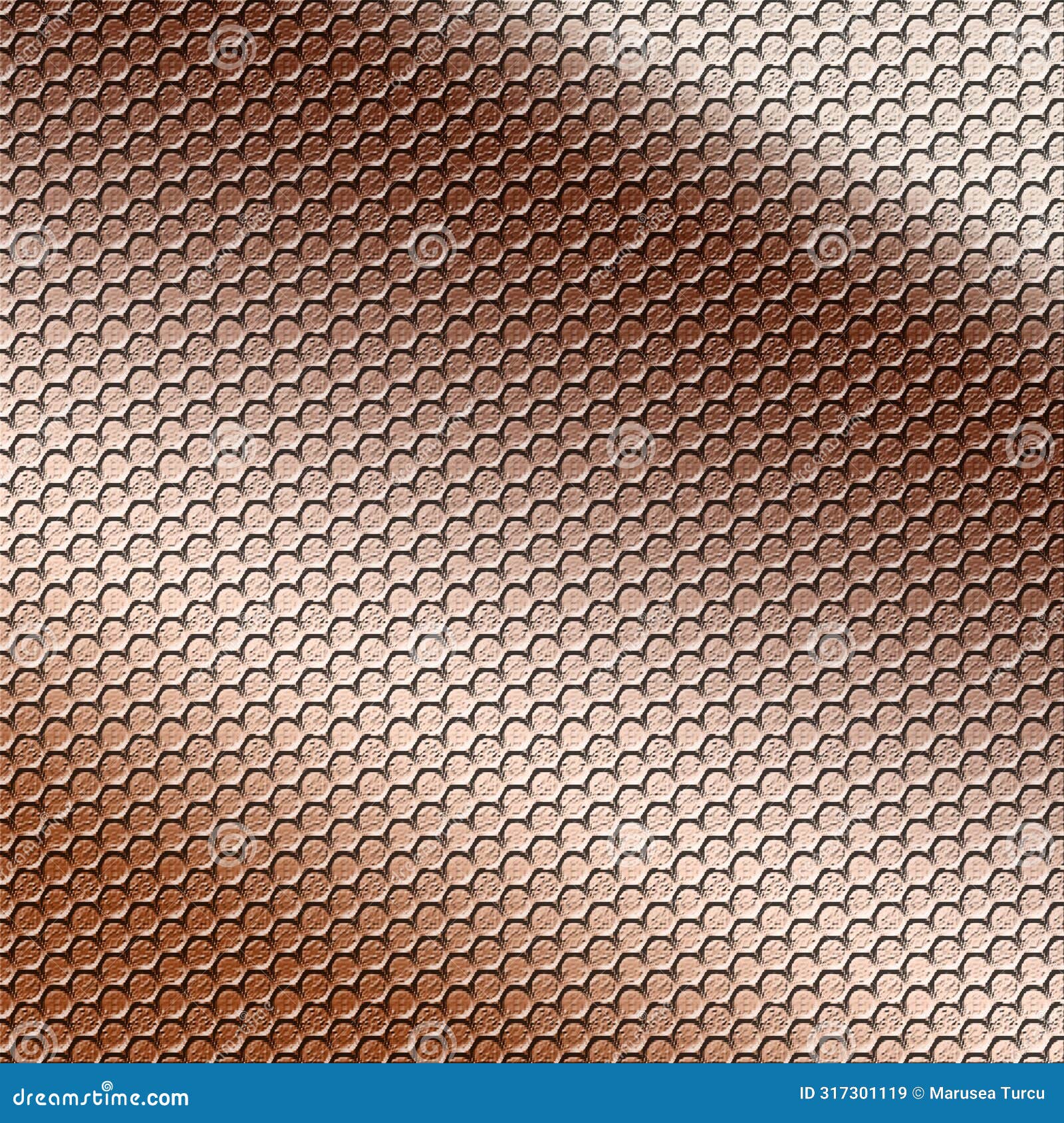 Copper Fish Scale Texture Background Stock Image - Image of copper ...