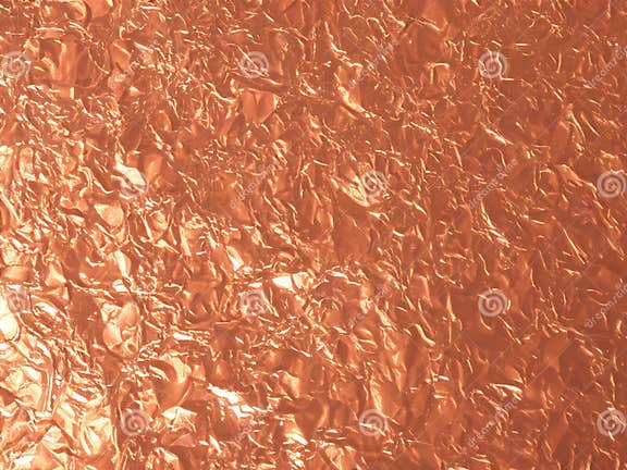 Copper Foil Texture. Abstract Shiny Background Stock Illustration ...