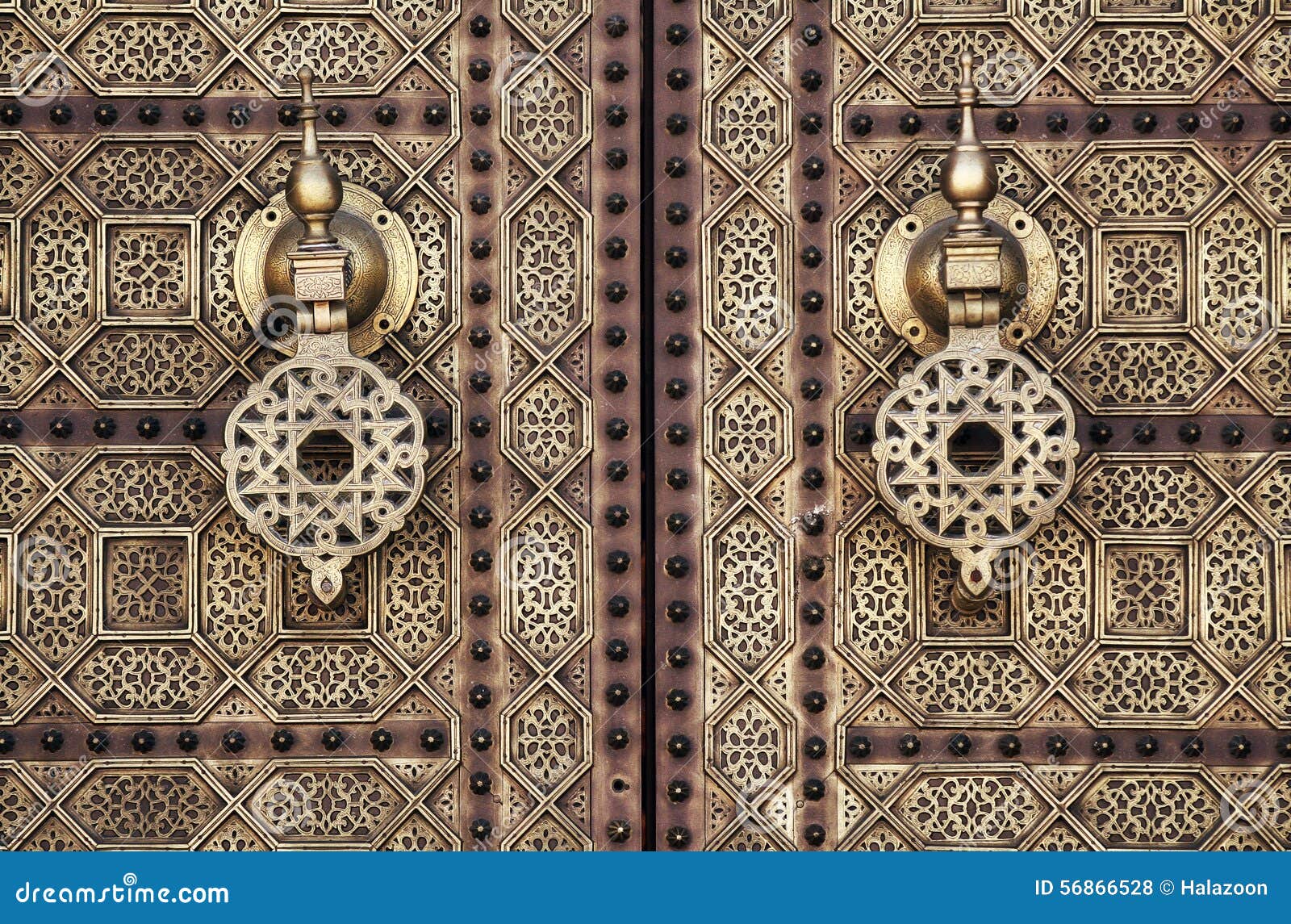 Copper Gate stock photo. Image of morocco, islam, daylight - 56866528