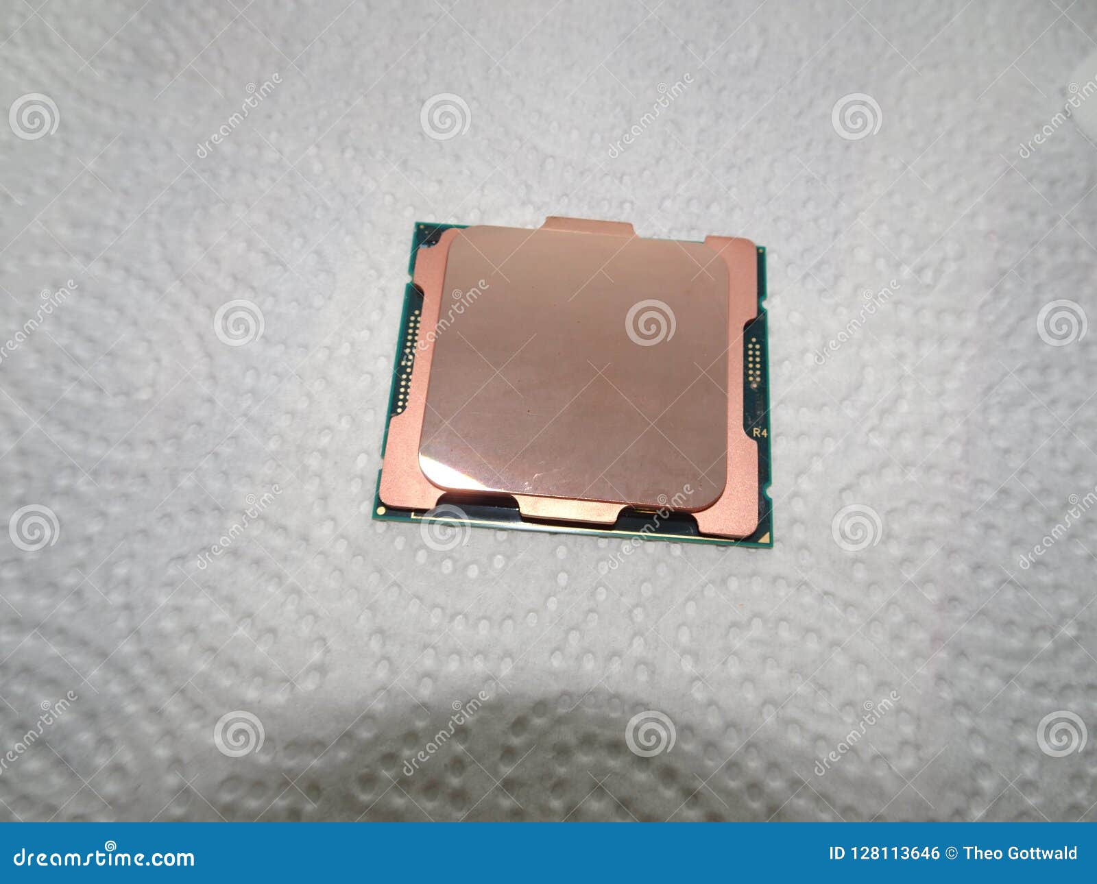 Copper Heat Spreader stock photo. Image of spreader - 128113646