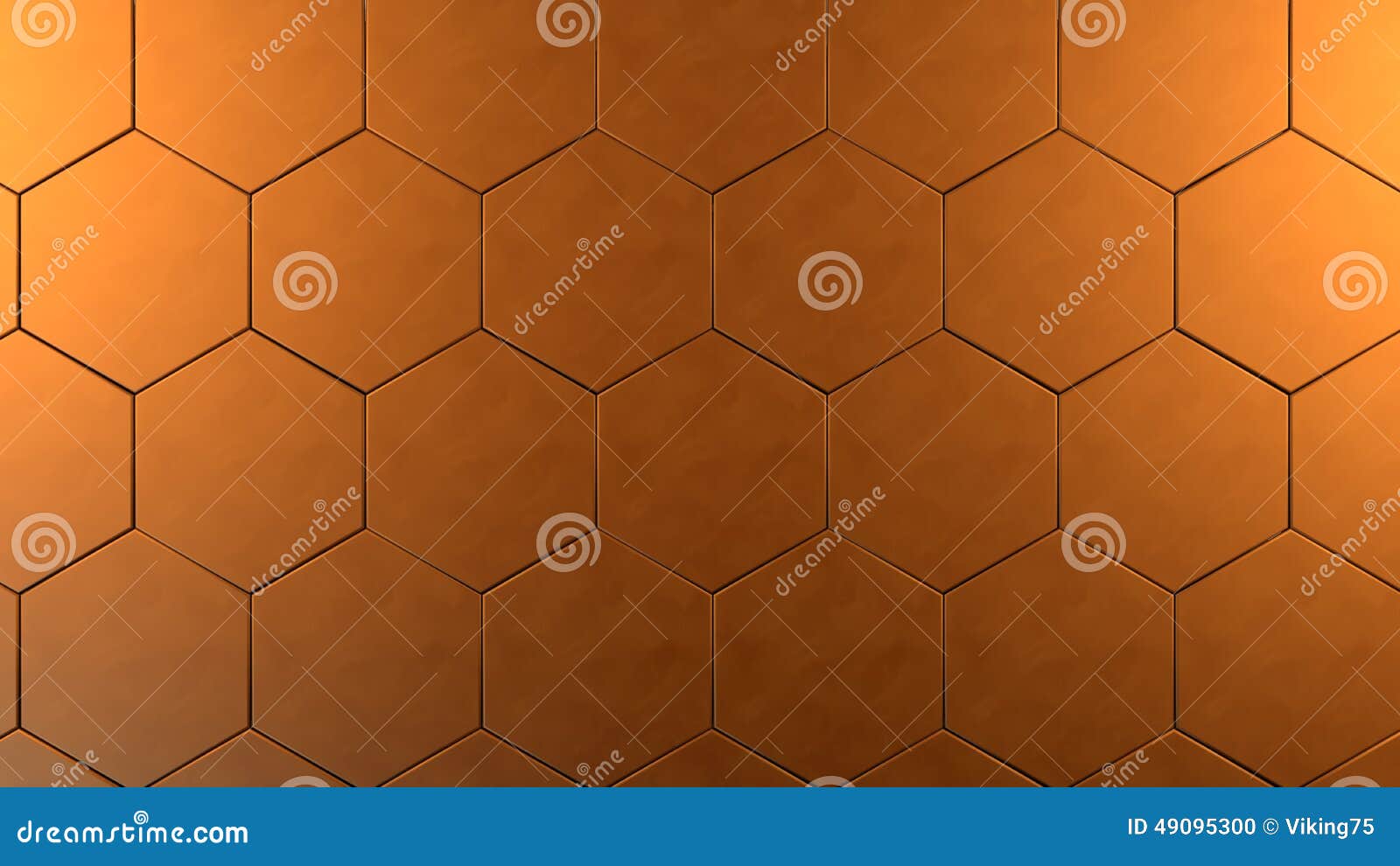 Copper hexagon background stock illustration. Illustration of wallpaper ...