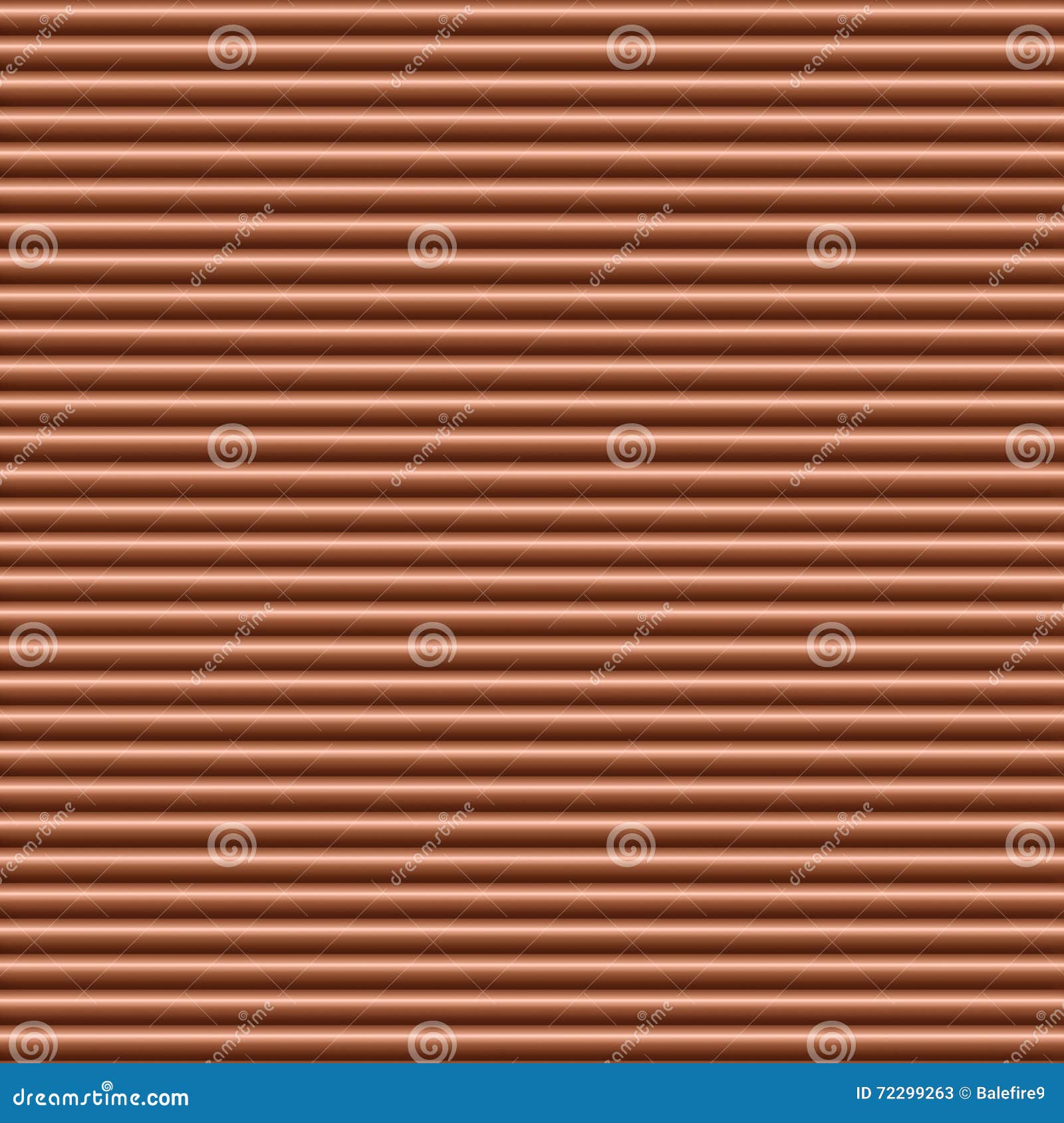 Copper Horizontal Tubing Background Stock Illustration - Illustration ...