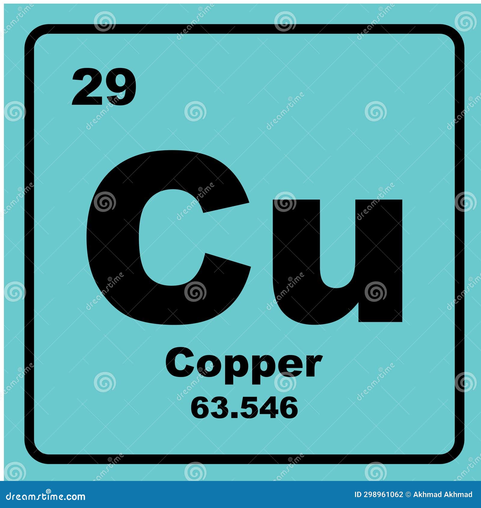 Copper icon stock illustration. Illustration of molecular - 298961062