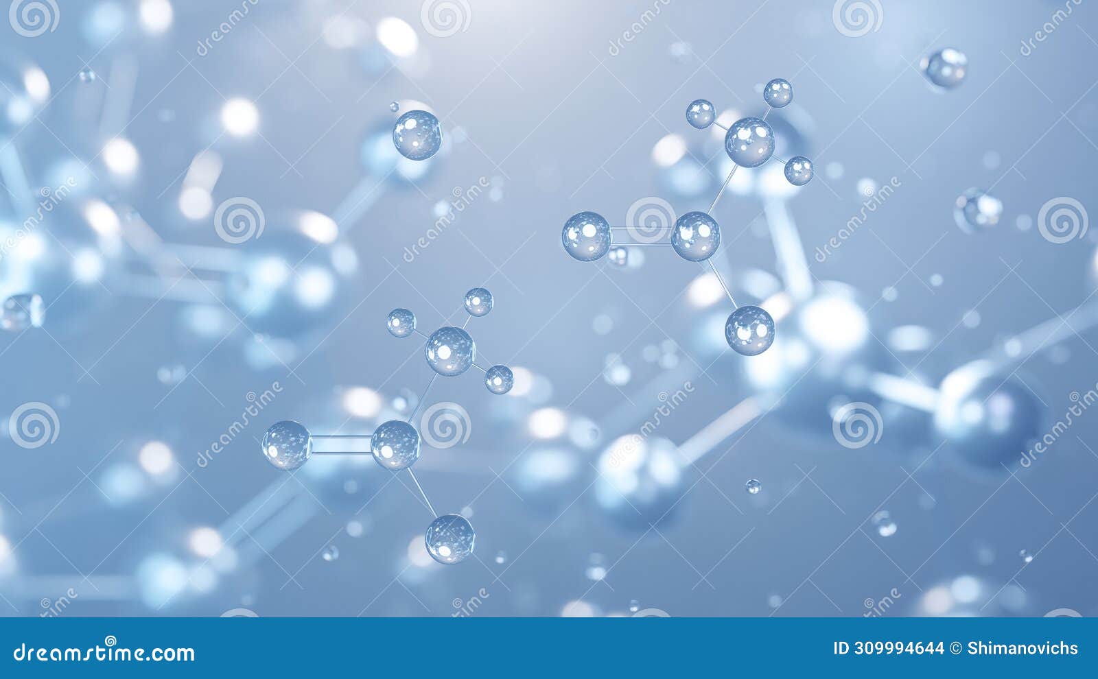 Copper Ii Acetate Molecule Structural Chemical Formula Ball And Stick