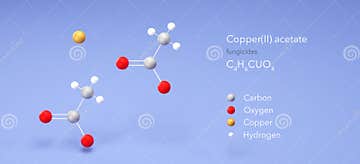 Copper Ii Acetate Molecule, Molecular Structures, Cupric Acetate, 3d ...