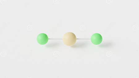 Copper(ii) Chloride Molecule 3d, Molecular Structure, Ball and Stick ...