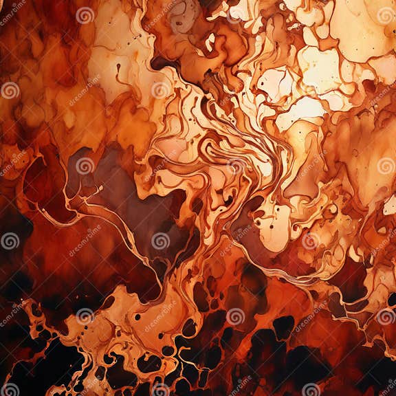 Copper Ink Painting Painting Technique that Involves Using Cope Stock ...