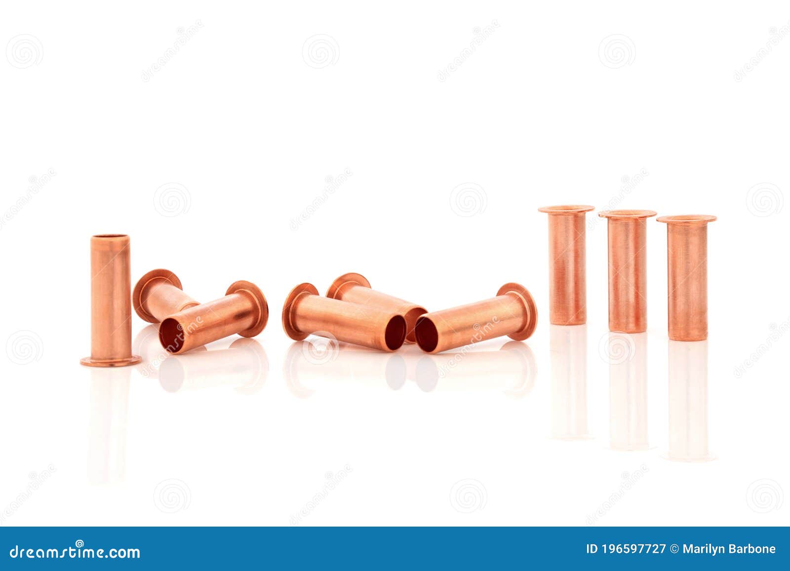 Copper Inserts For Compression Fittings Royalty-Free Stock Photography ...