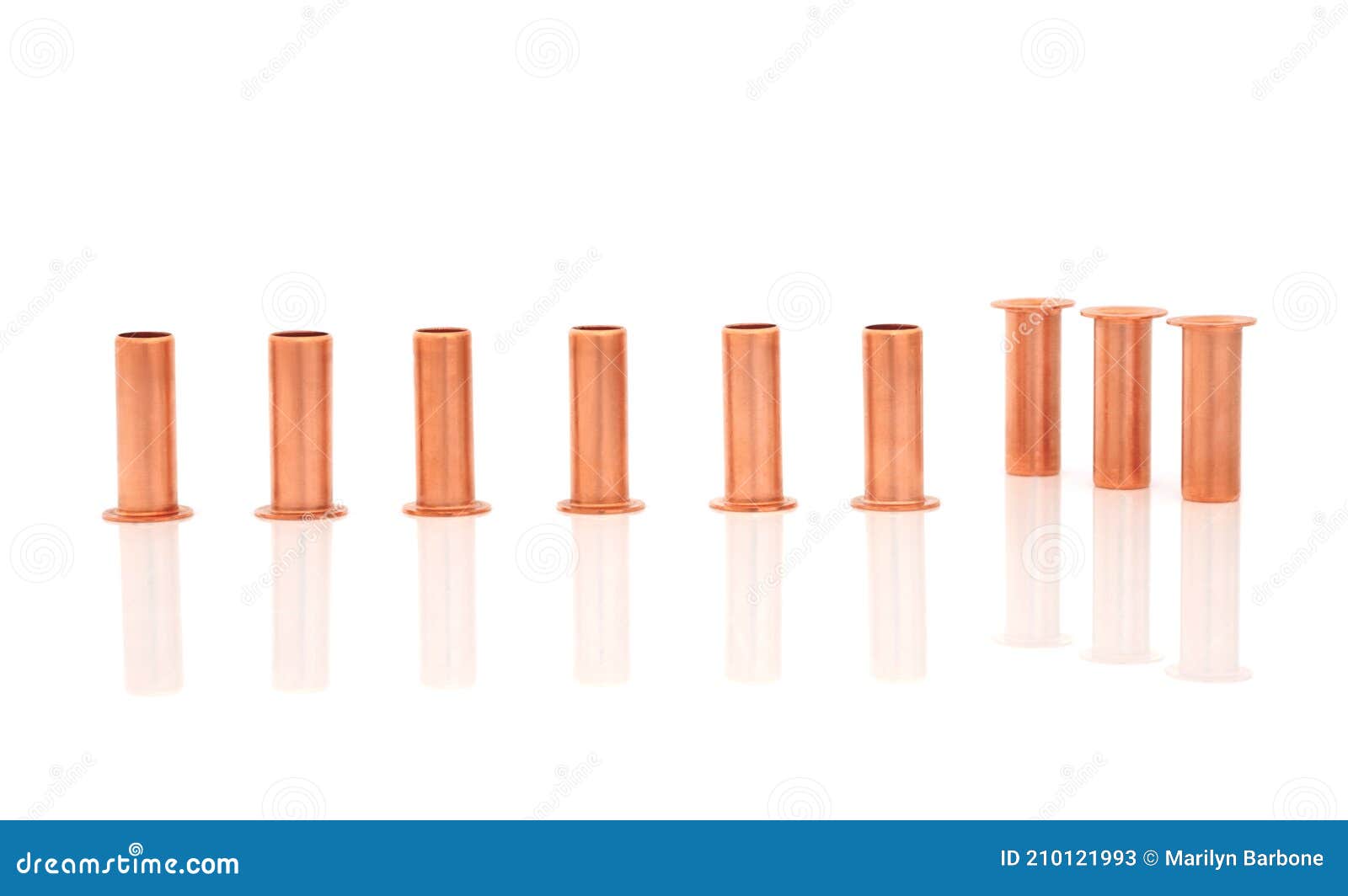 Copper Inserts For Compression Fittings Royalty-Free Stock Photography ...