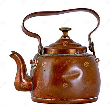 Copper kettle stock image. Image of isolated, boilng, kettle - 7515615