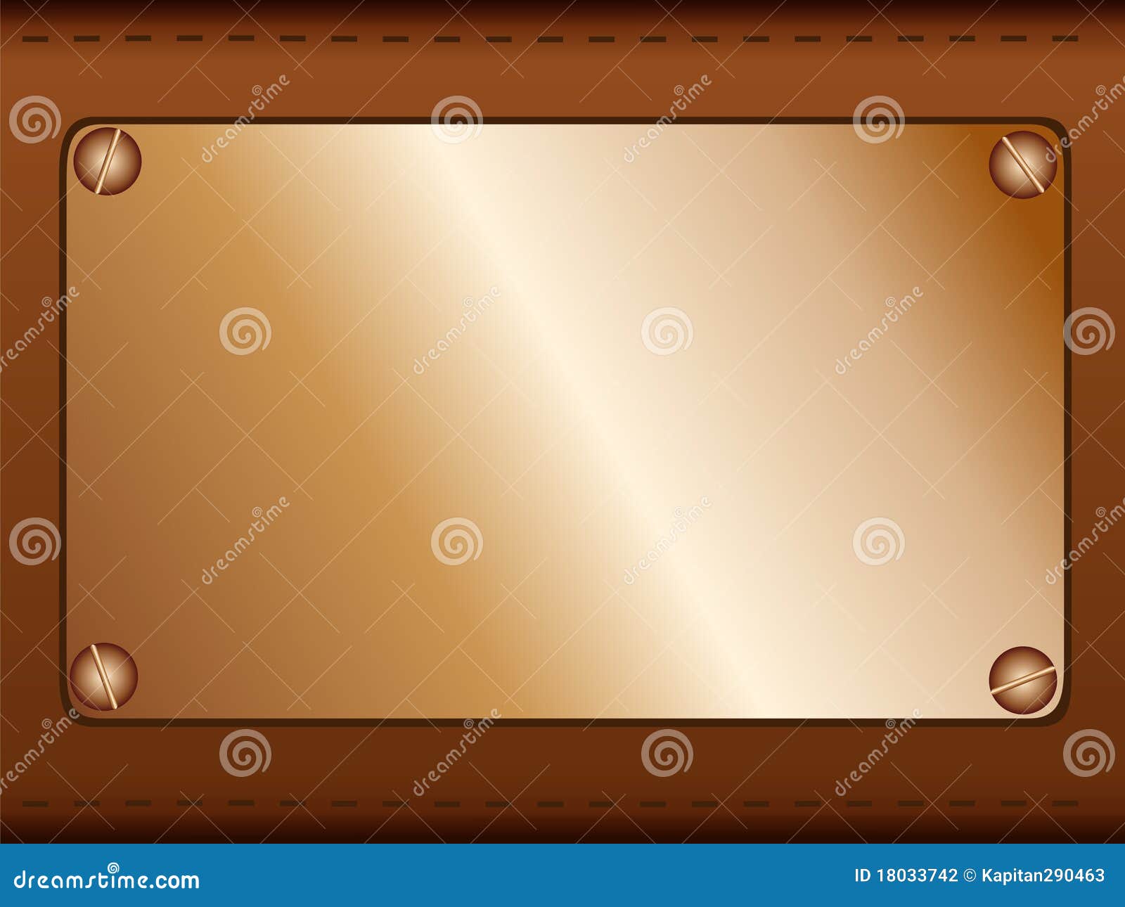 Copper Label Vector Illustration | CartoonDealer.com #18033742