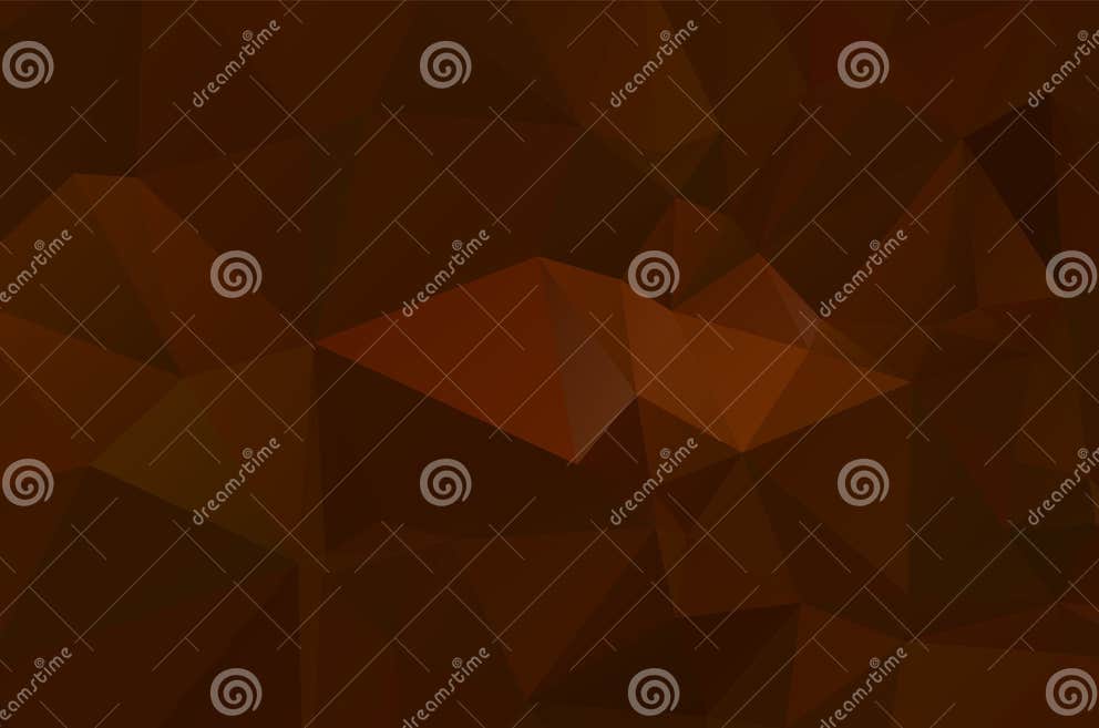 Copper Low Poly Background Decorative Vector Abstract Stock Vector ...