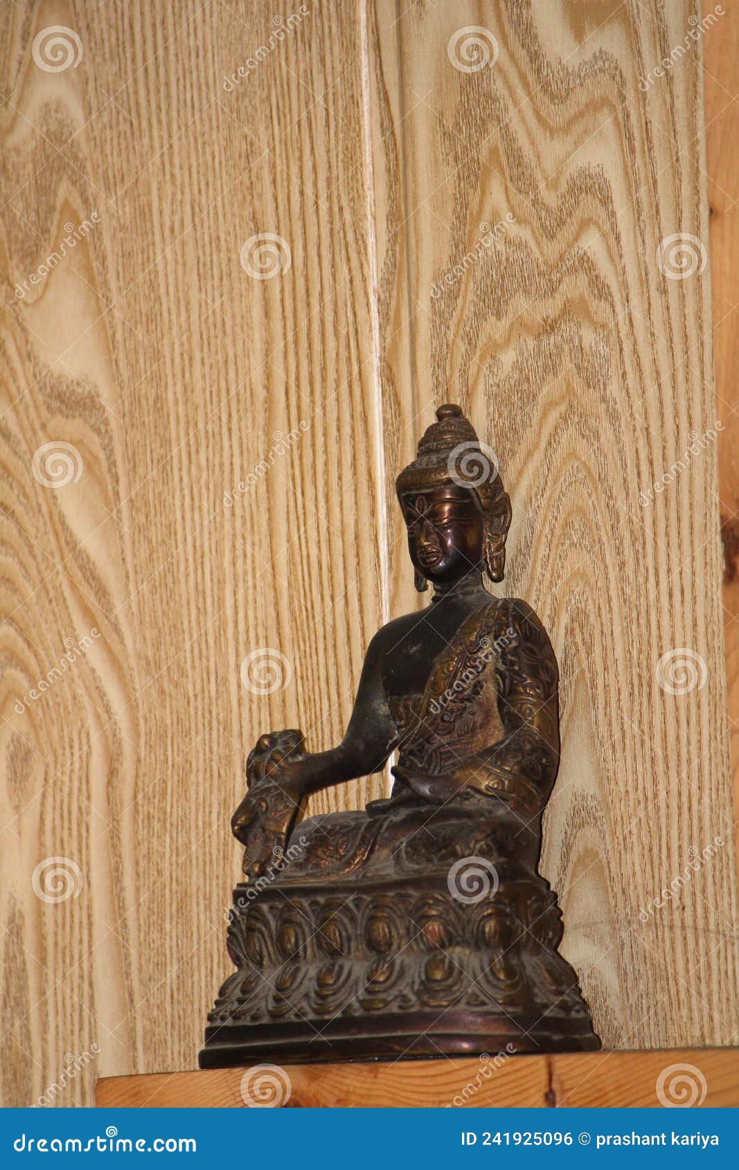 Copper Made Sculpture of Buddha Stock Photo Stock Photo - Image of ...