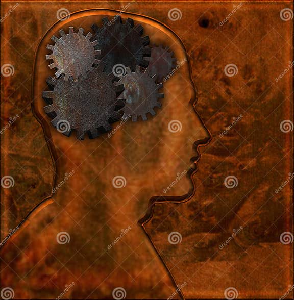 Copper man stock illustration. Illustration of abstract - 172024196