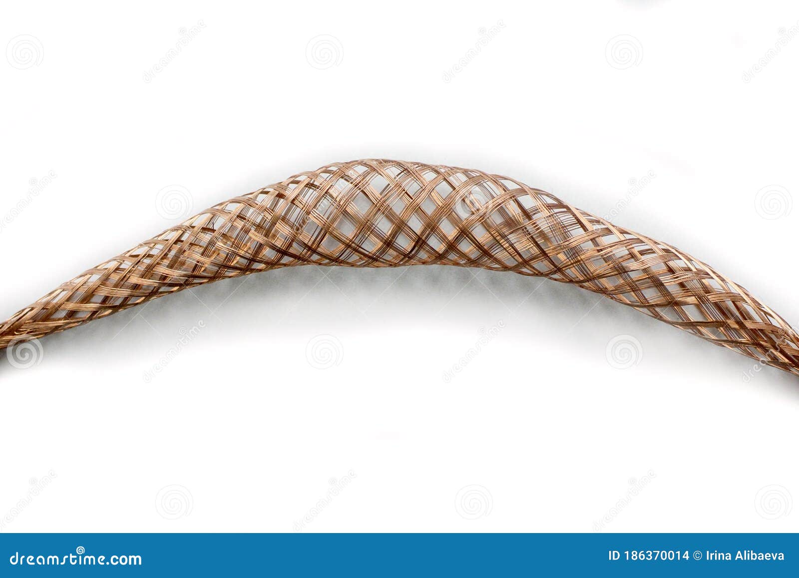 Copper Mesh Texture On White Background Royalty-Free Stock Photography ...
