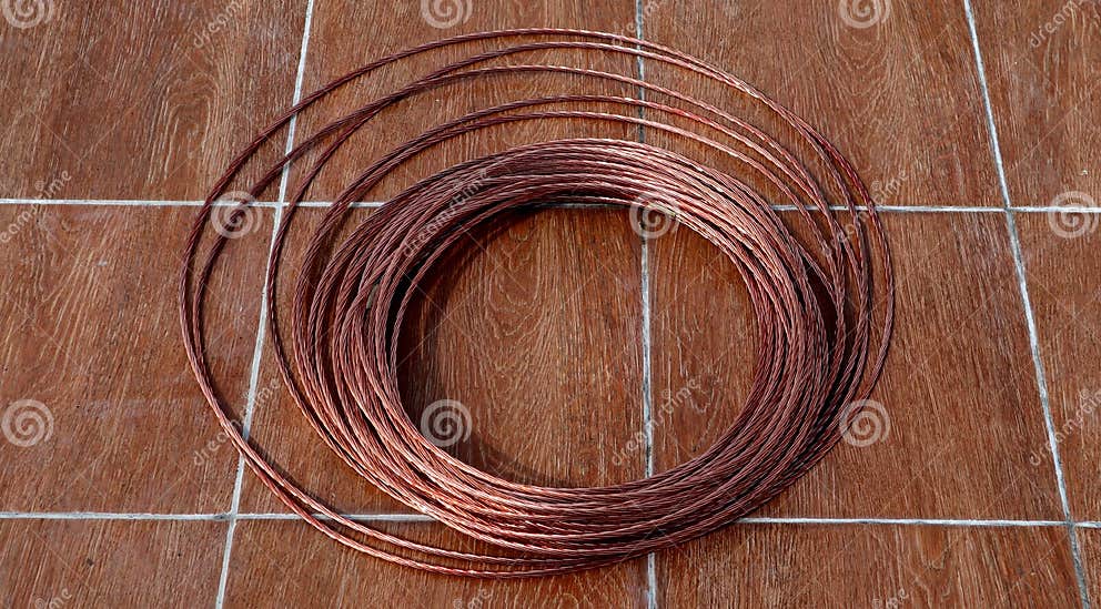 Copper Metal Background Texture. Copper Wire Stock Image - Image of ...