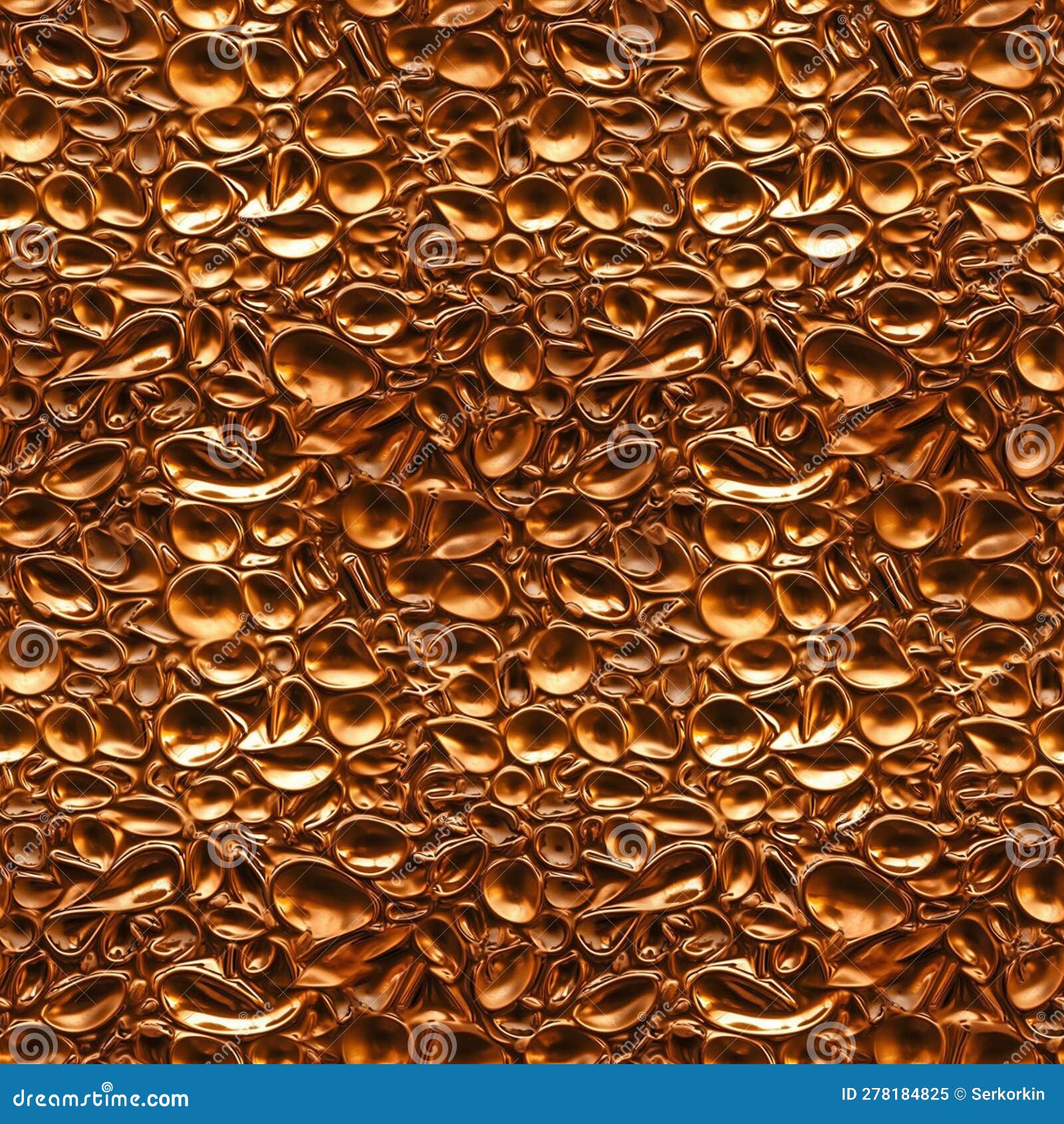 Copper Metal Surface Seamless Pattern. Copper Texture Background ...