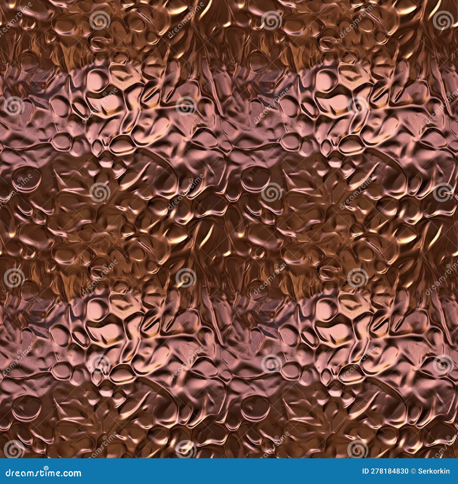 Copper Metal Surface Seamless Pattern. Copper Texture Background ...