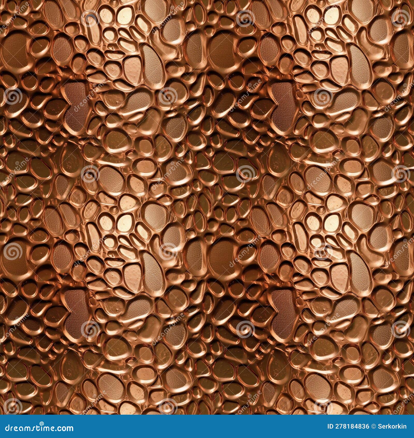 Copper Metal Surface Seamless Pattern. Copper Texture Background ...