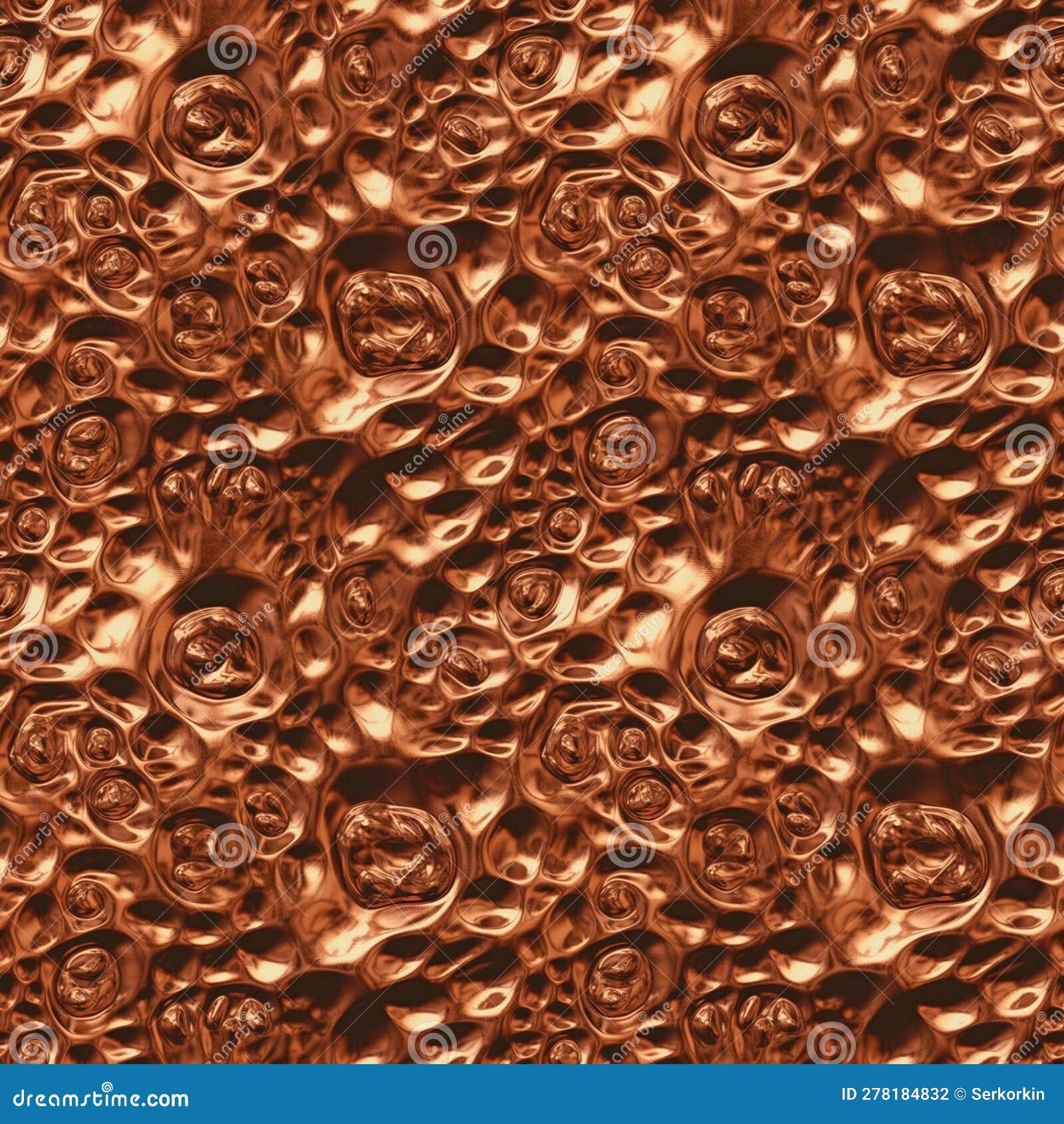 Copper Metal Surface Seamless Pattern. Copper Texture Background ...