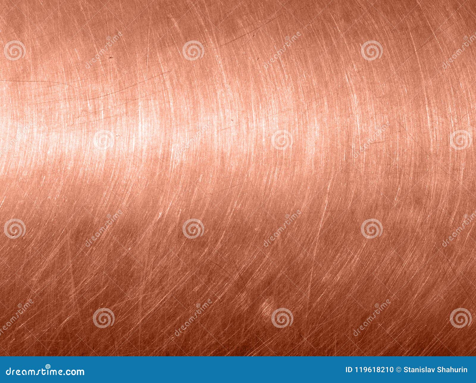 Copper Metal Texture with Circular Scratches. Stock Photo - Image of ...