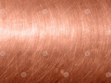 Copper Metal Texture with Circular Scratches. Stock Photo - Image of ...