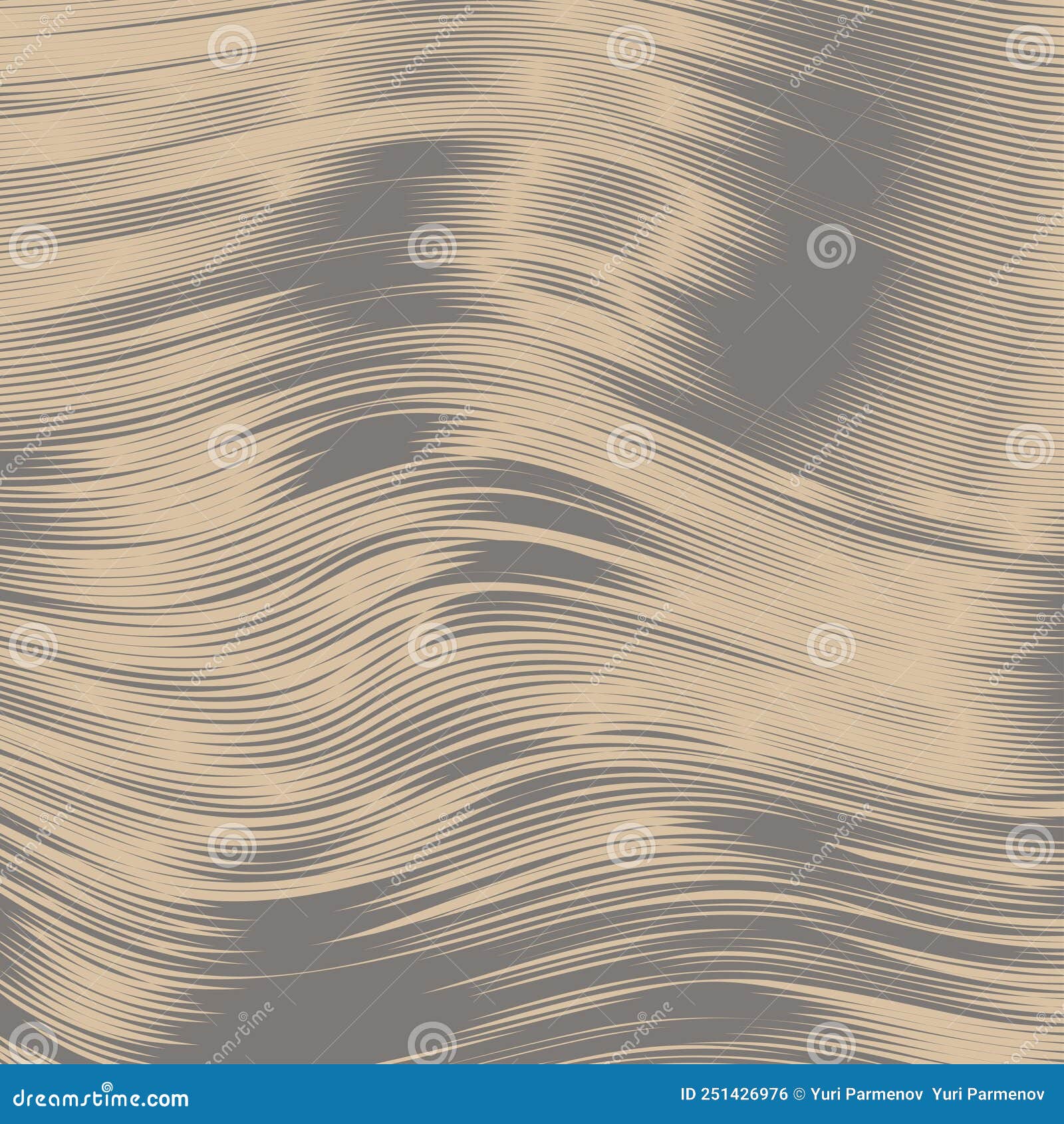 Copper Metal Wavy Vibrant Background. Striped Shift Texture. Moire ...