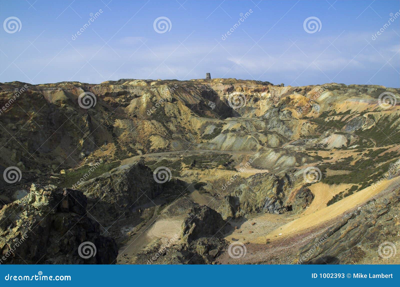 Copper Mine stock image. Image of cast, gold, amlwch, landscape - 1002393