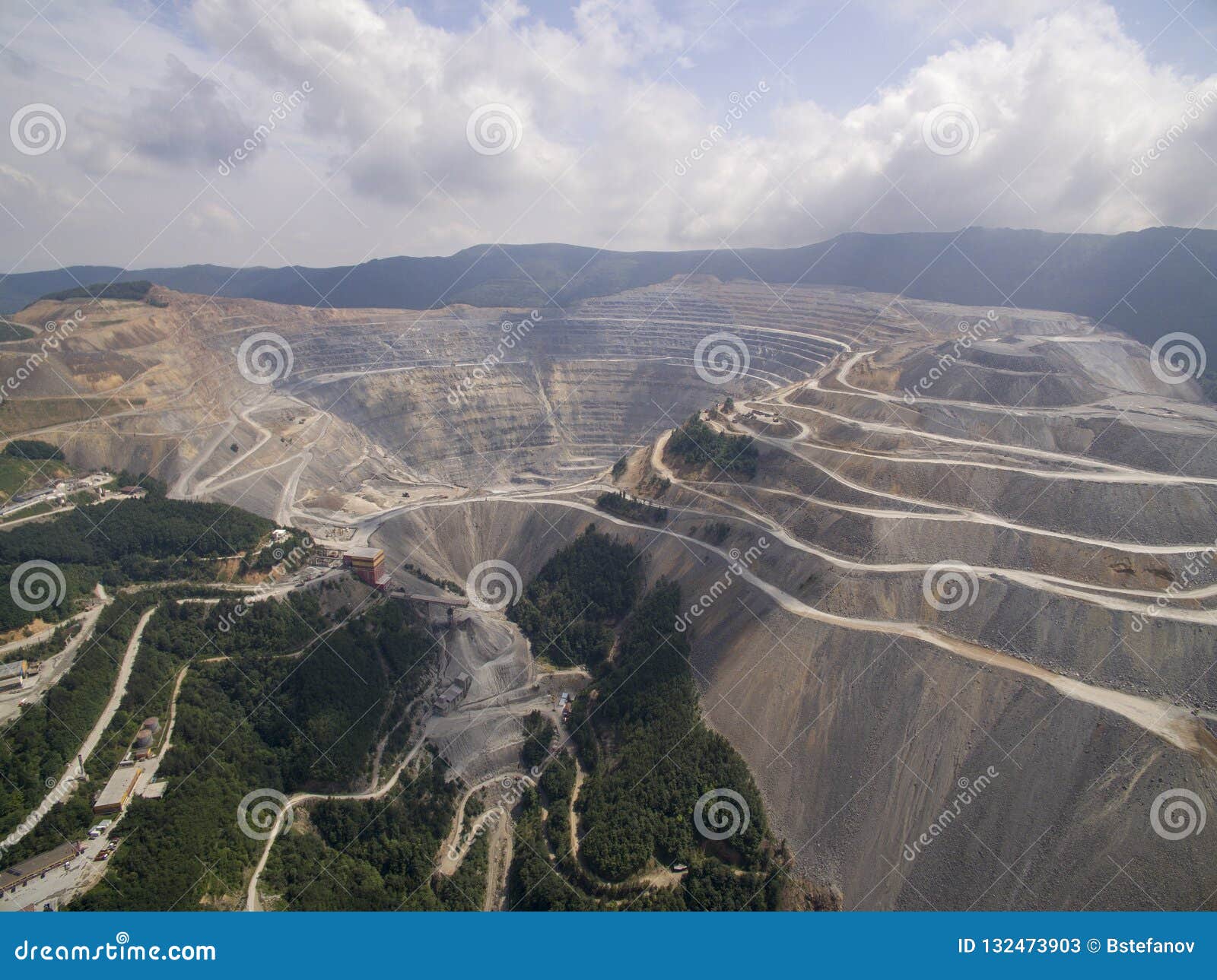 Copper Mine stock image. Image of valley, dirt, open - 132473903