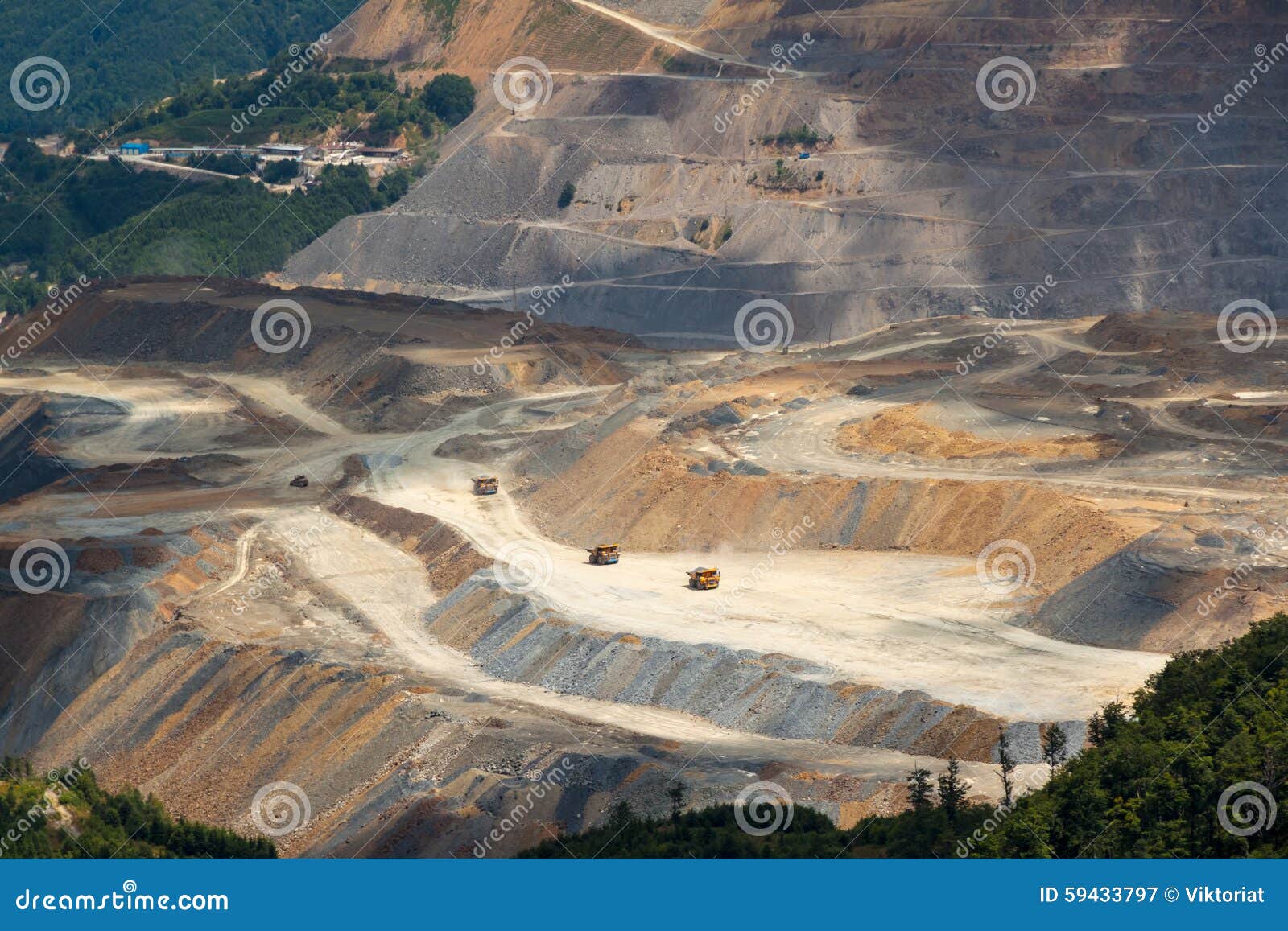 Copper mine stock image. Image of bedrock, excavation - 59433797