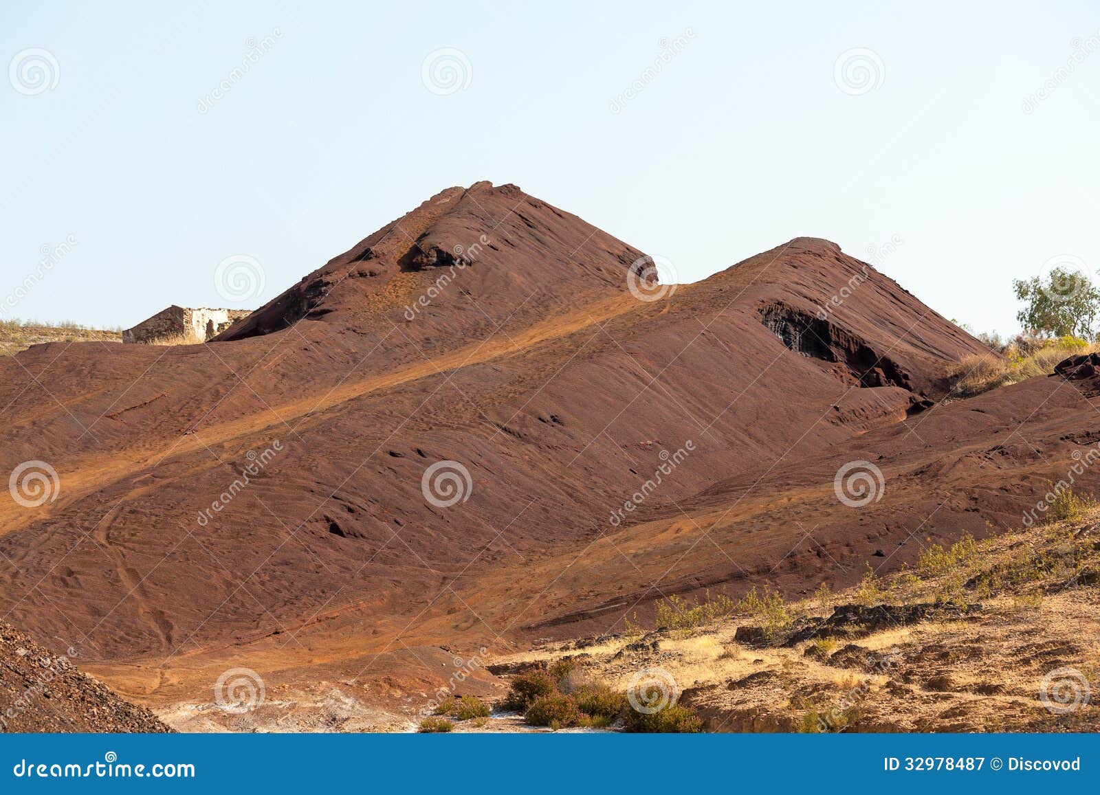 Copper Mine Tailings Royalty Free Stock Photography - Image: 32978487