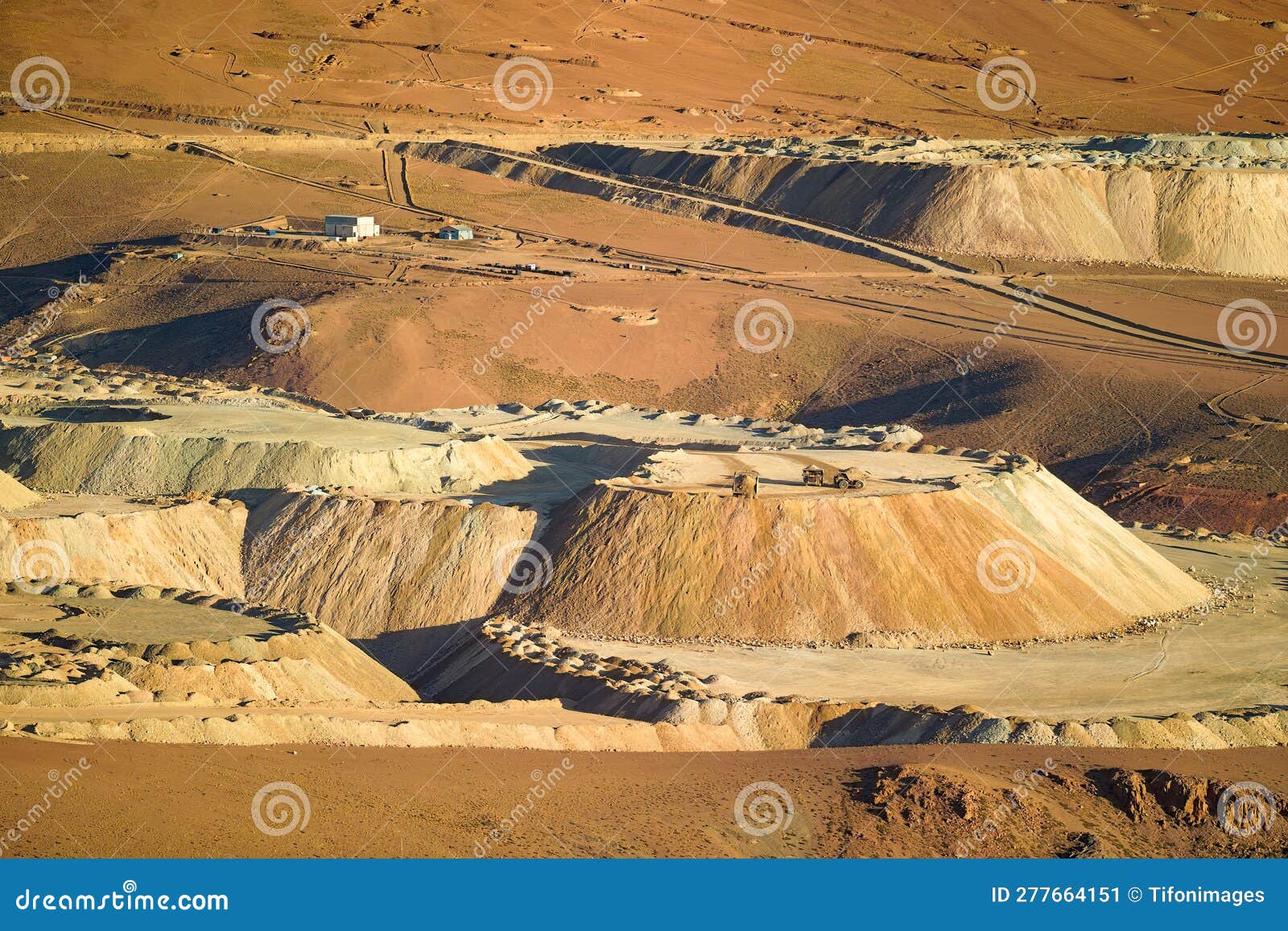 Copper mine stock image. Image of open, resources, evening - 277664151