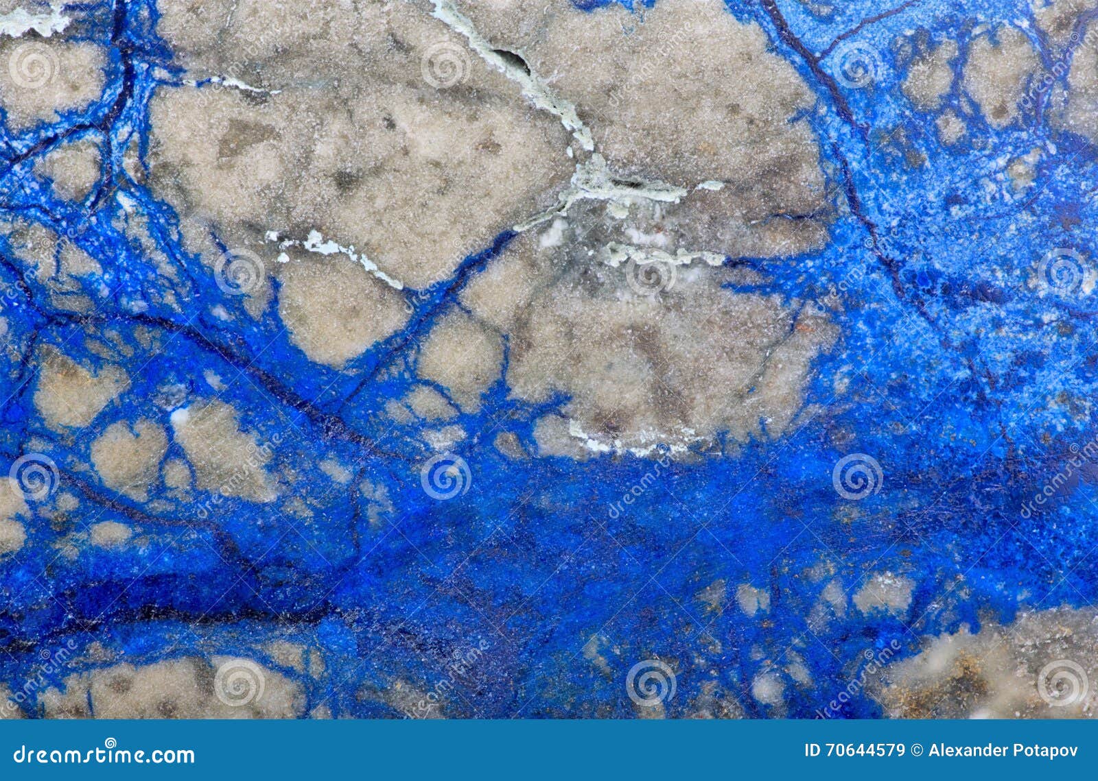 Copper Mineral Azurite Closeup Stock Image - Image of backgrounds ...